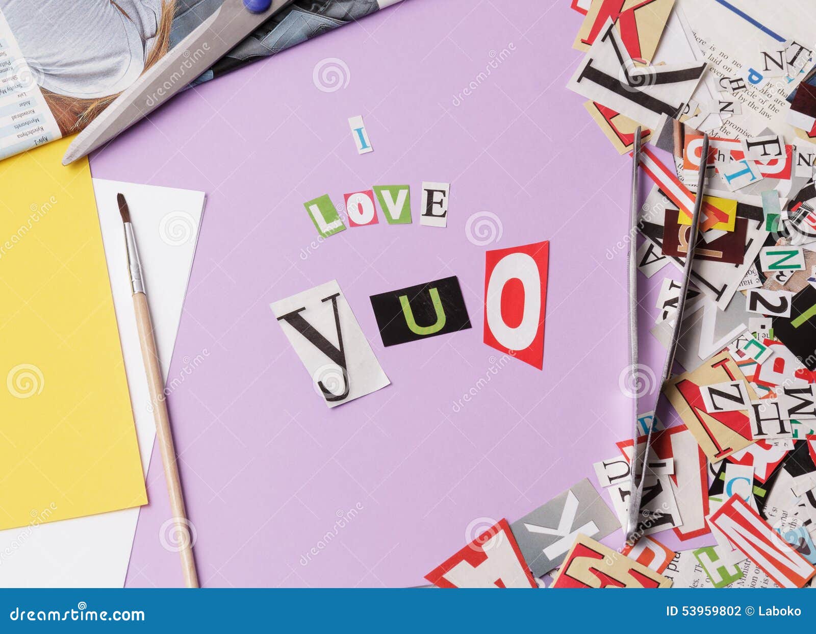 Ransom Note On Paper Royalty-Free Stock Photo | CartoonDealer.com ...