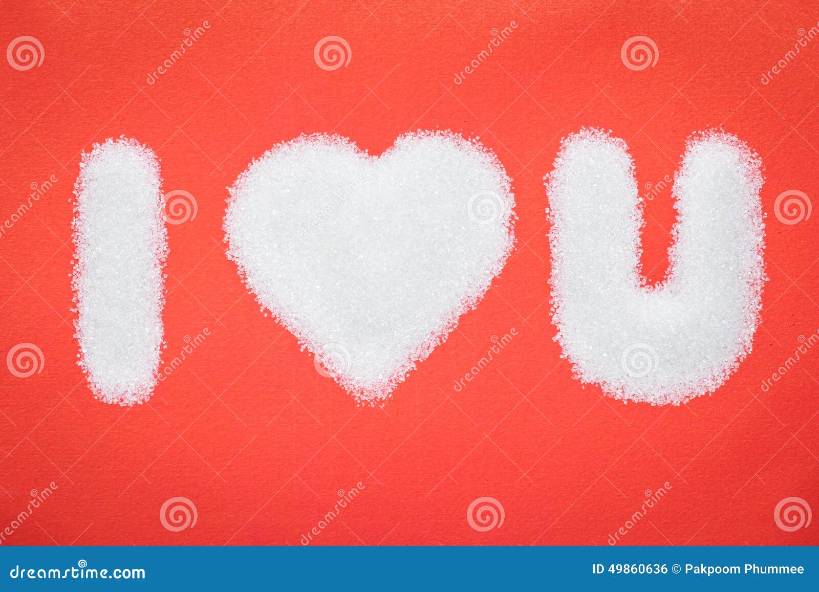 I Love You from sugar stock photo. Image of holiday, greeting - 49860636