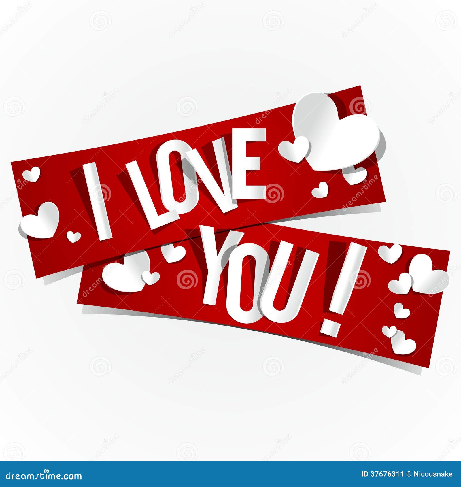 I Love You stock vector. Illustration of heart, love - 37676311