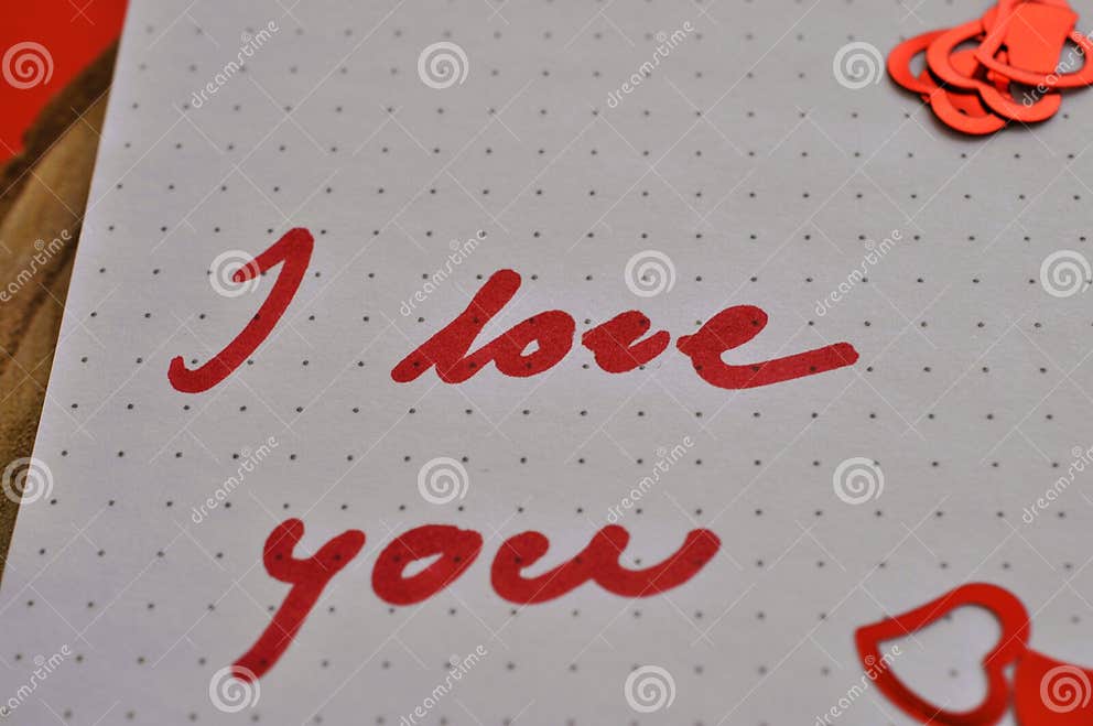 I love you write stock illustration. Illustration of love - 337809099