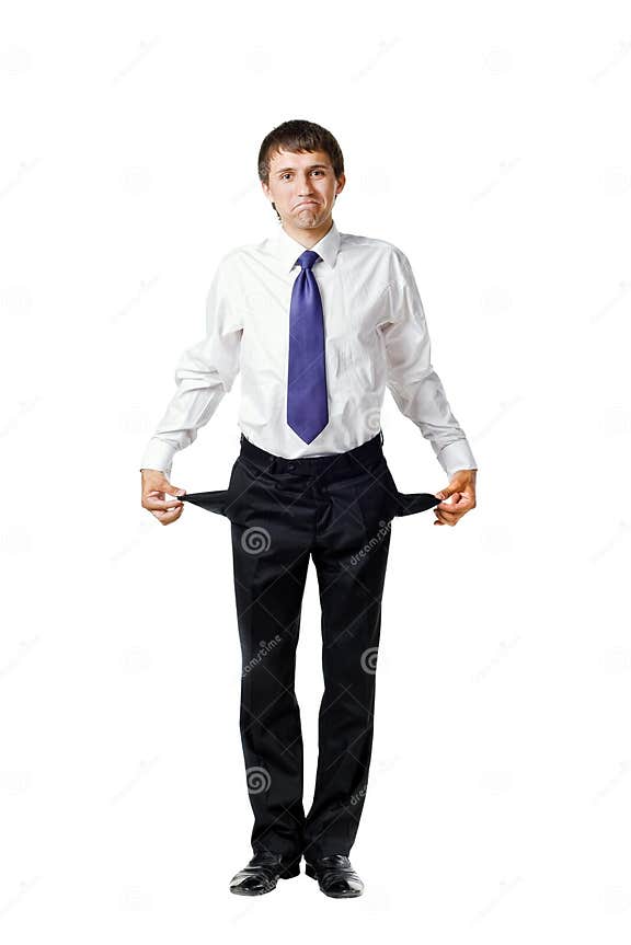 I m broke stock image. Image of white, shirt, pocket - 15496881