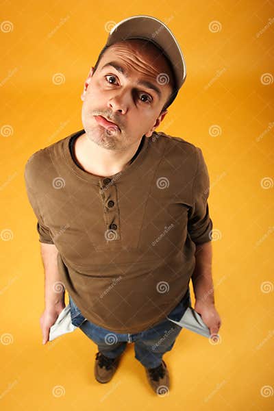 I m broke... stock photo. Image of gesture, loser, emotive - 1920278