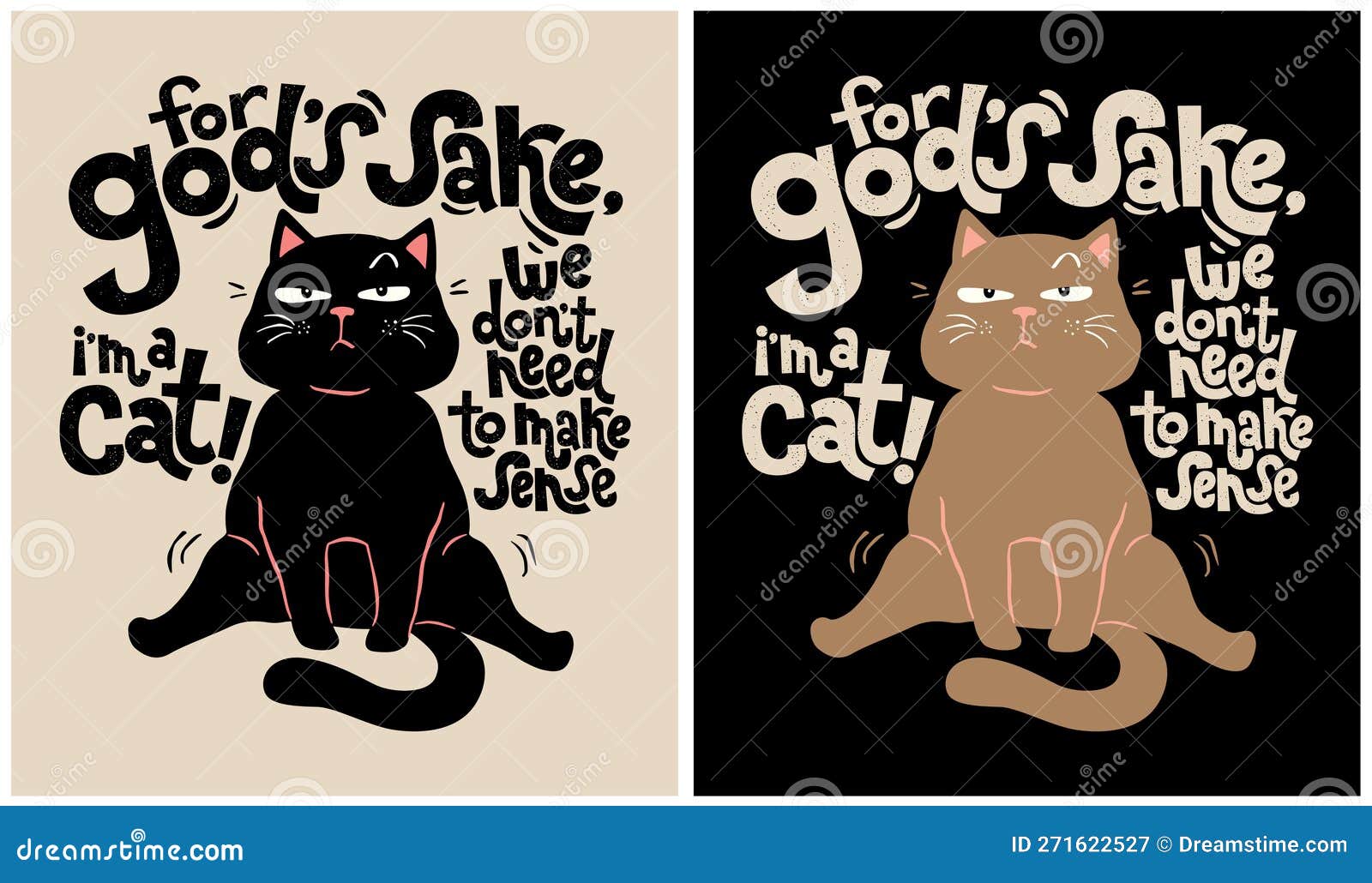 I m a cat! - Cat Lover stock vector. Illustration of kawaii - 271622527