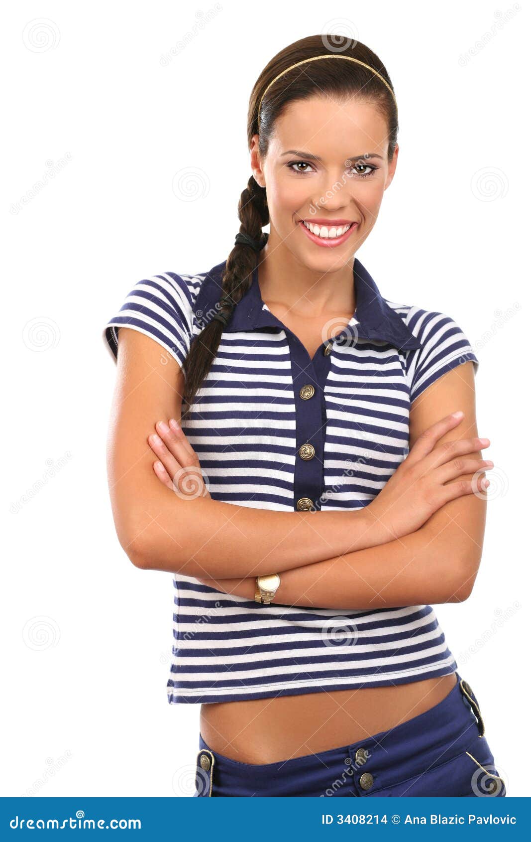 I m happy! stock photo. Image of laughing, girl, freshness - 3408214