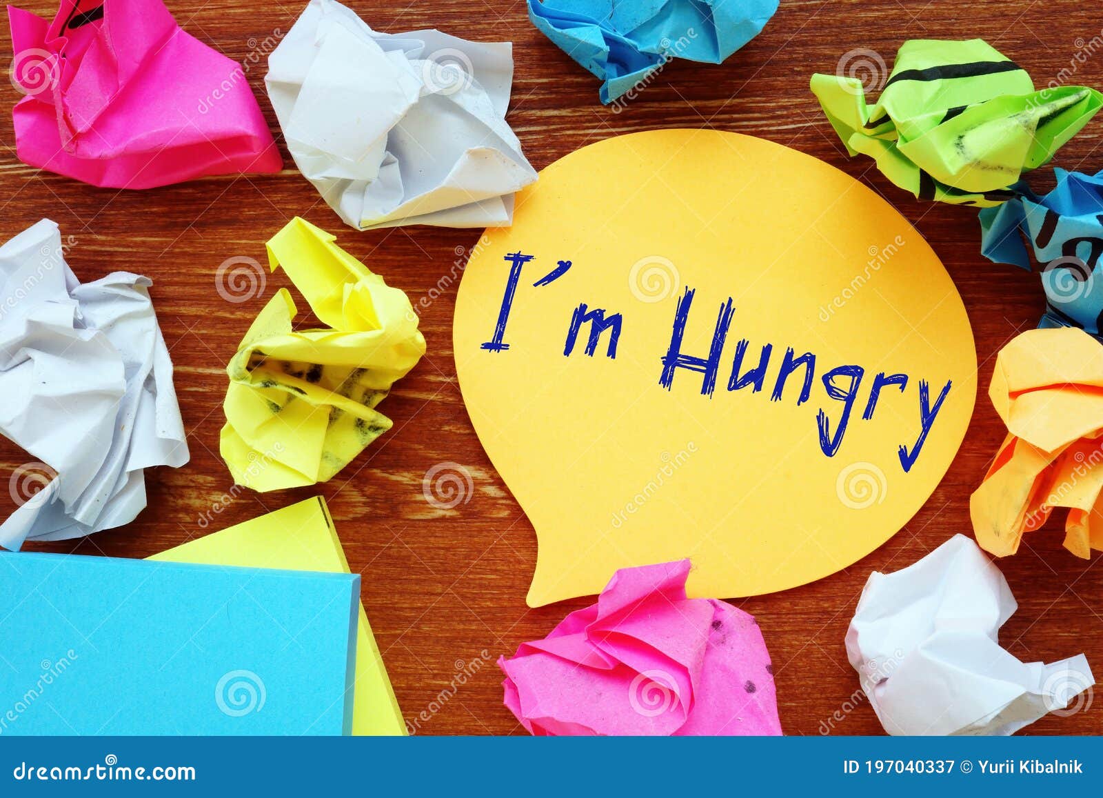 I M Hungry Sign on the Page Stock Image - Image of hungry, concept ...