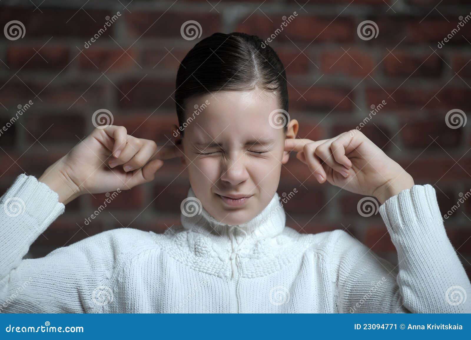 I m no escuchar imagen de archivo. Imagen de emotivo - 23094771