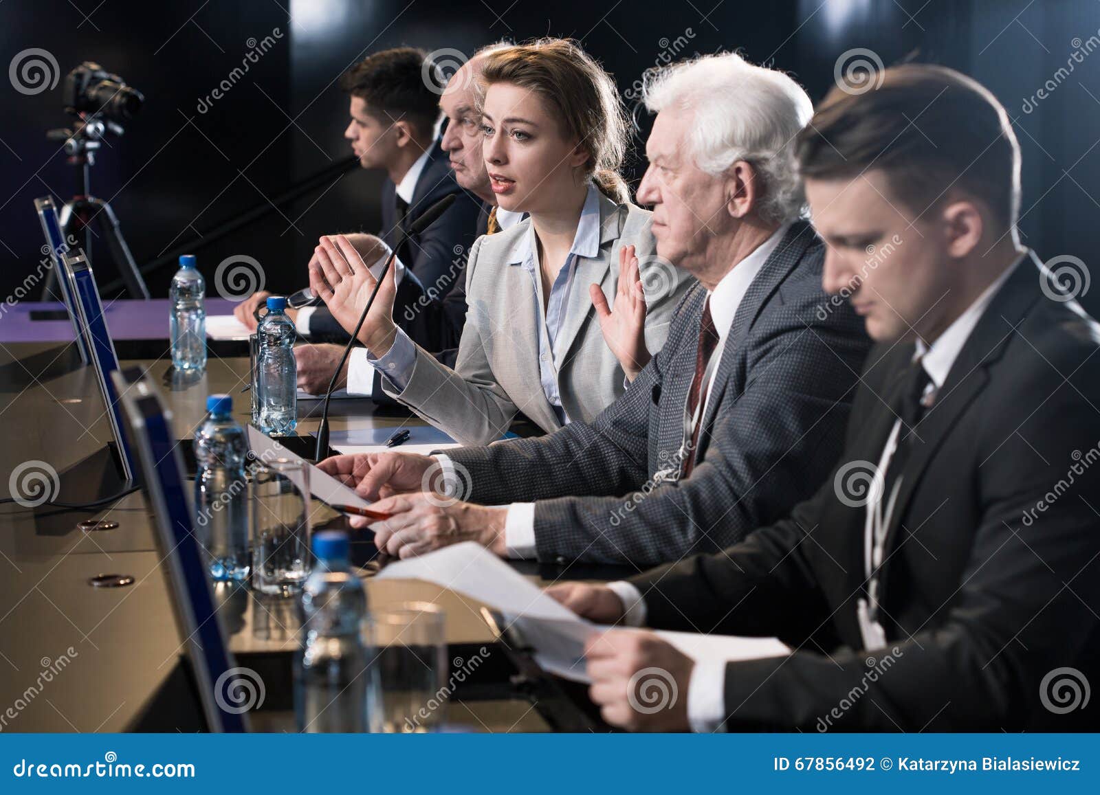 I M Not Going To Answer this Question... Stock Photo - Image of meeting ...