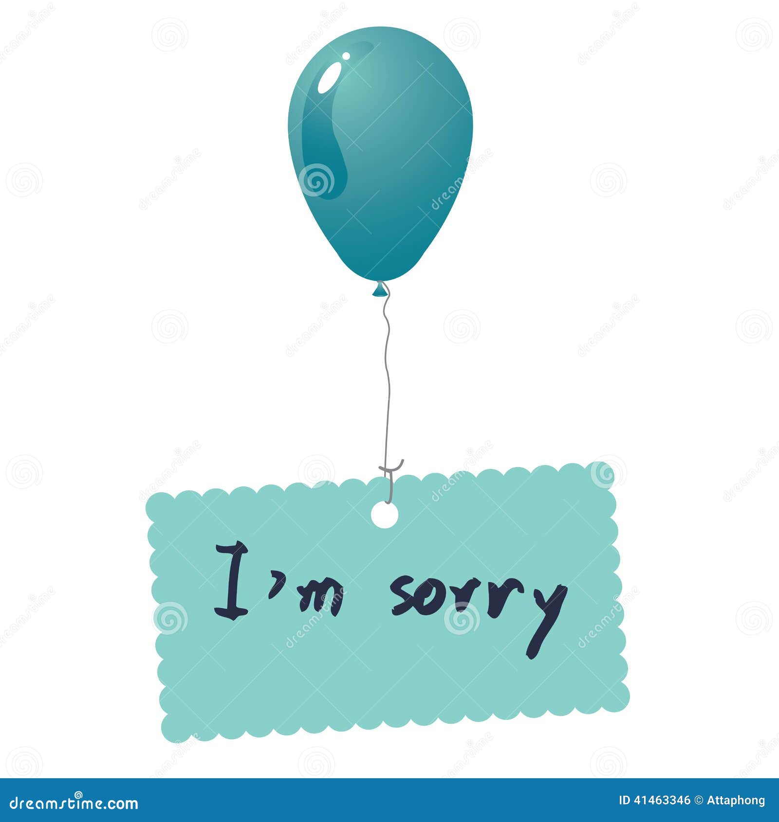 I m sorry card vector stock vector. Illustration of apology - 41463346