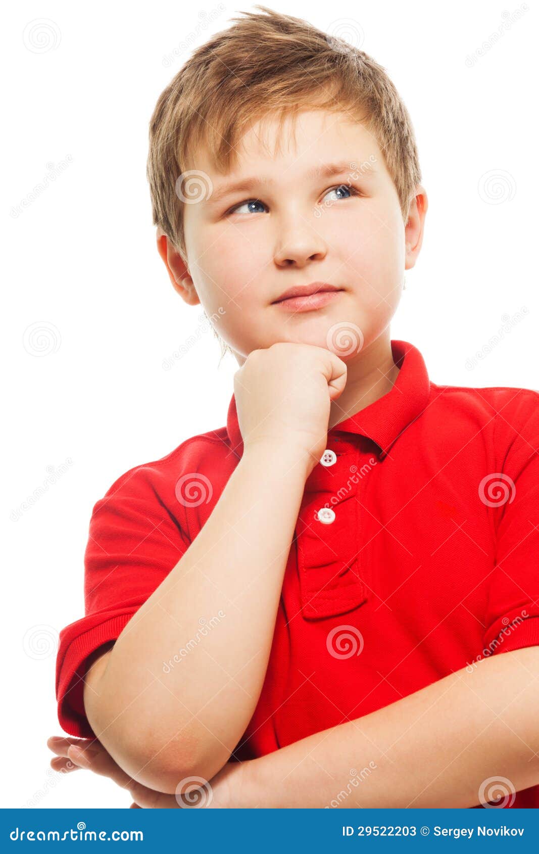 I m thinking stock image. Image of cheerful, isolated - 29522203