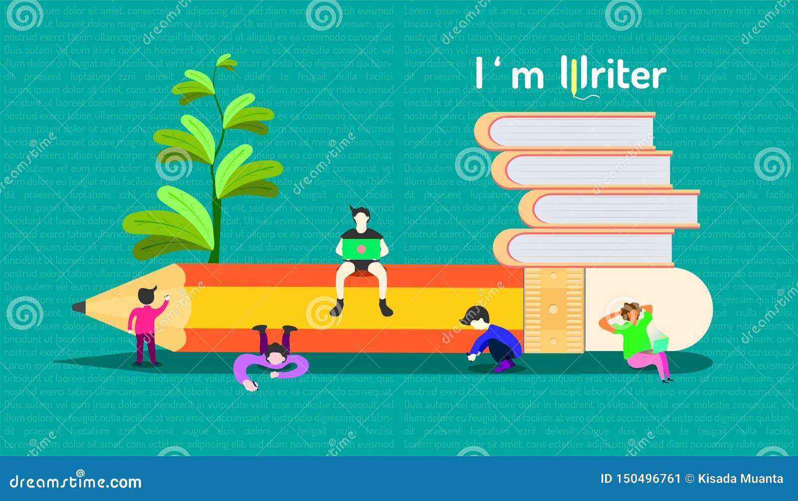 I Am Writer The Human Writing Some Story To Public It Online And Reading Content For Create