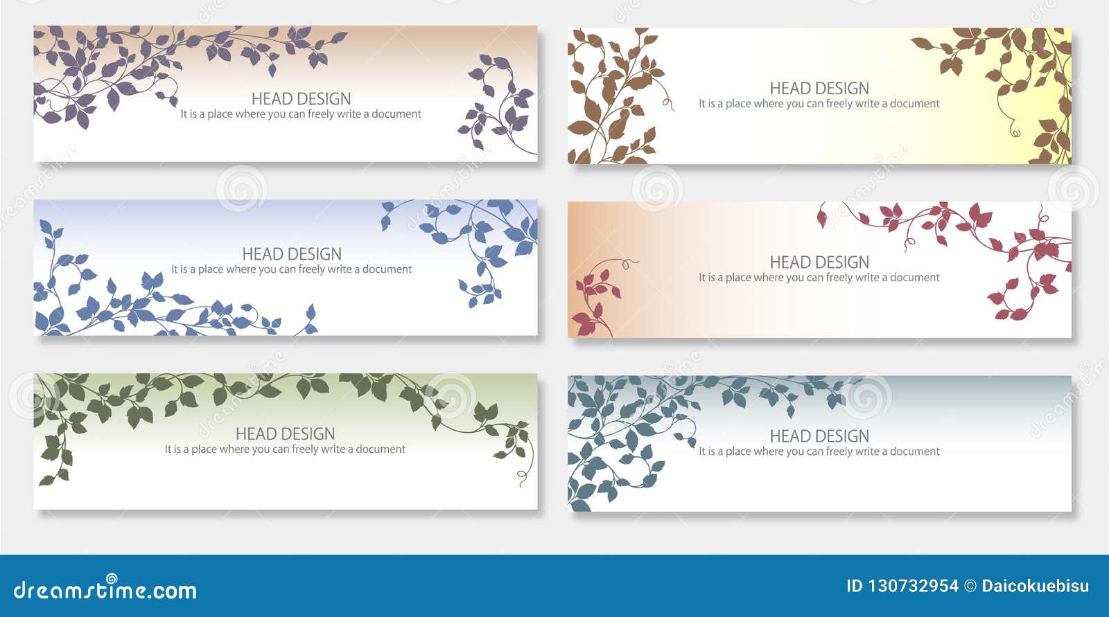 I Made a Header Used Using the Illustration of the Plant in Web, Stock ...