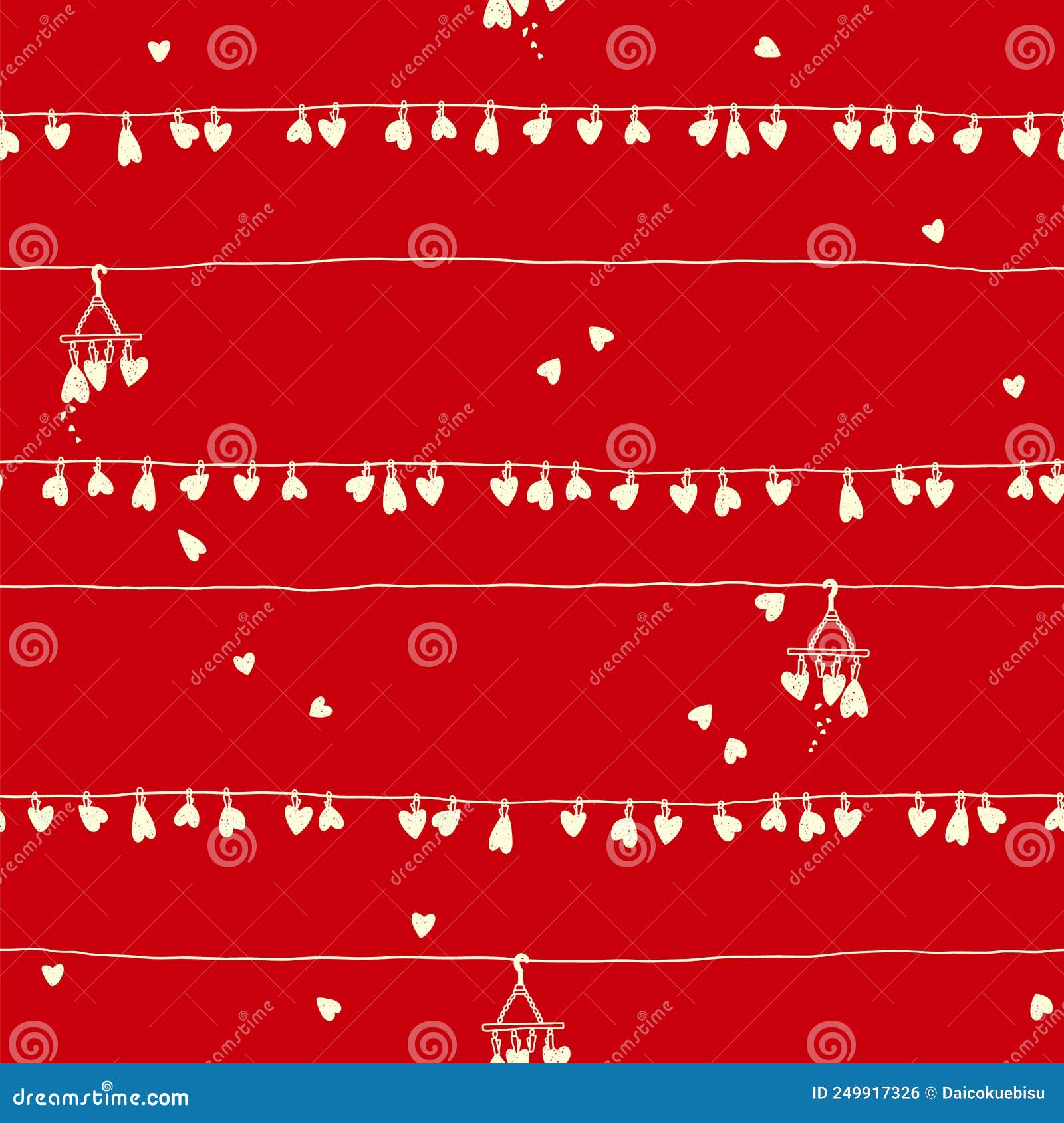 I Made an Interesting and Fun Pattern Using the Shape of a Heart, Stock ...