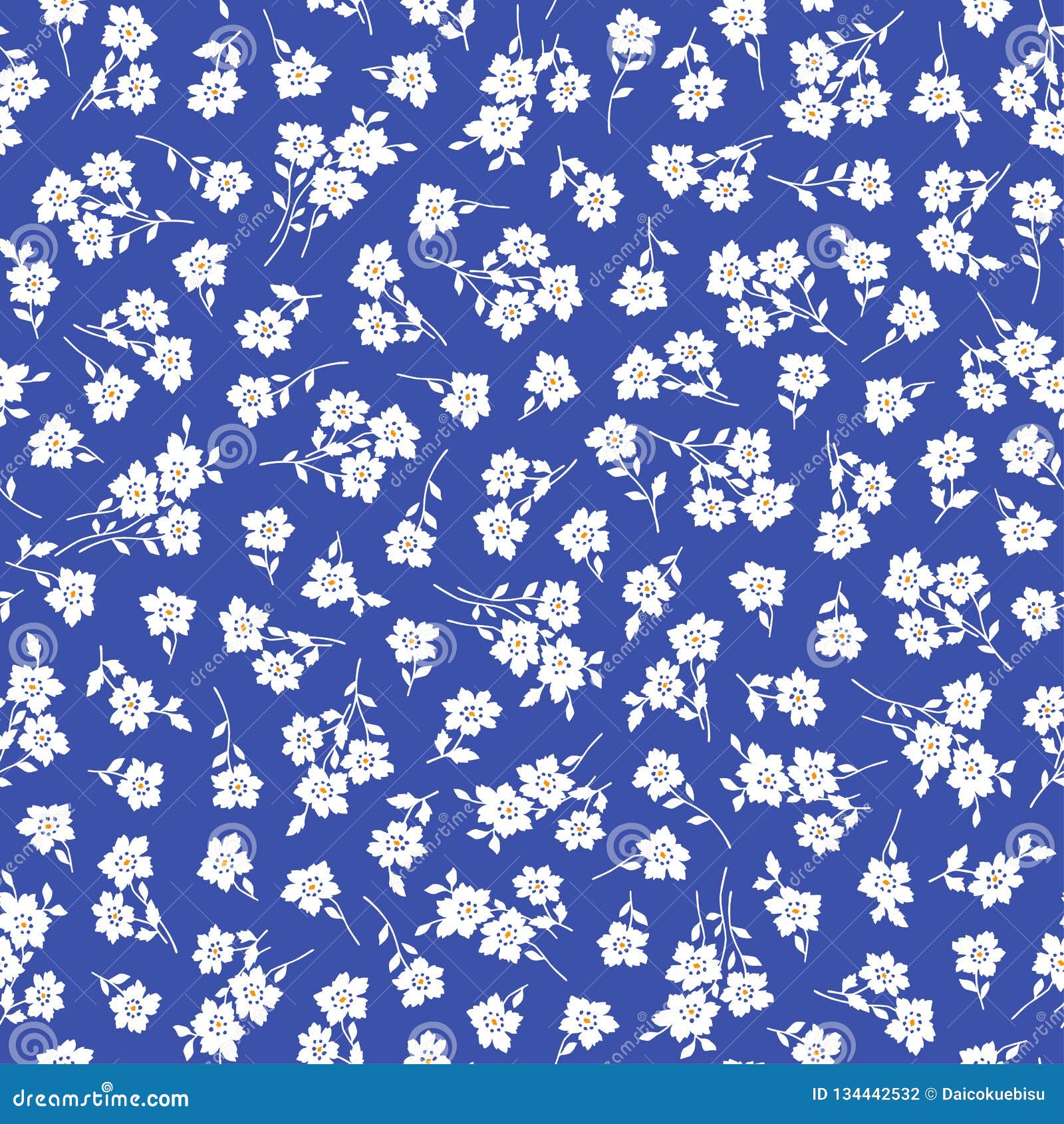 Pattern of the Small Flower, Stock Vector - Illustration of floweret ...