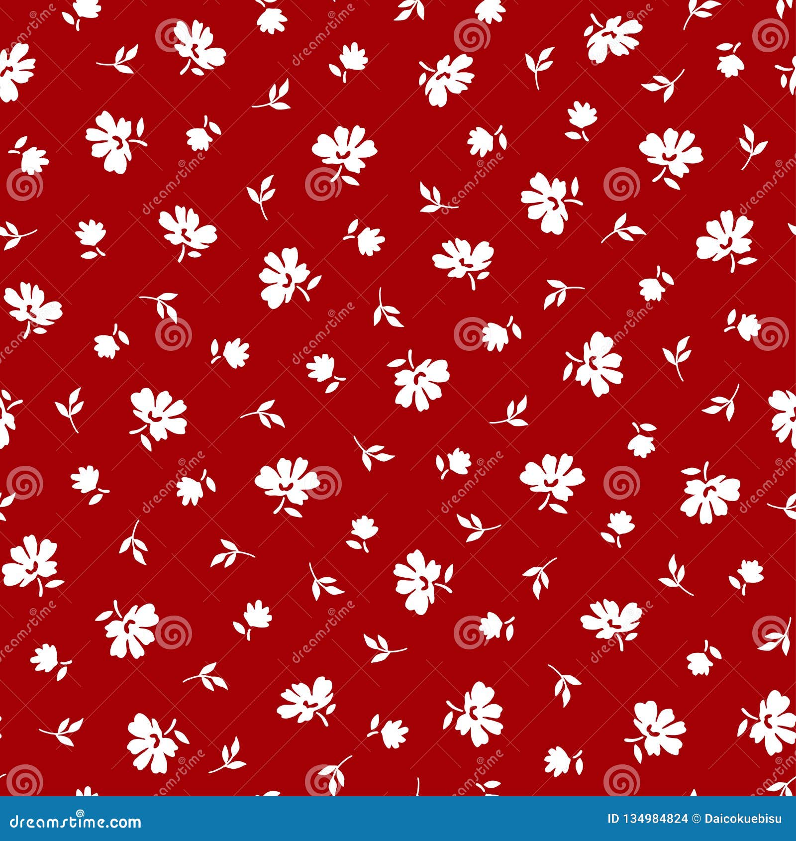 Pattern of the Small Flower, Stock Vector - Illustration of plant ...