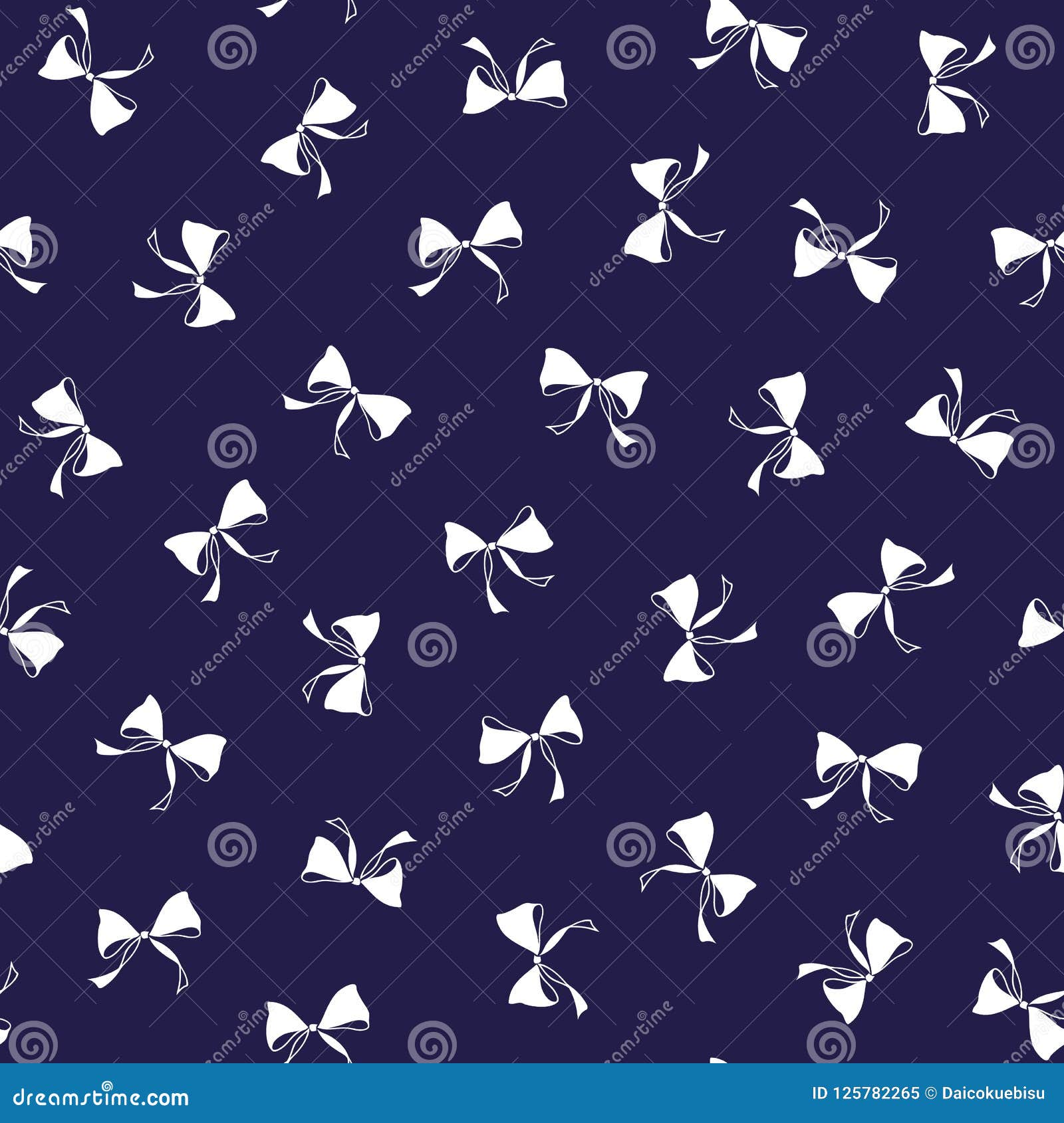 I Made Ribbon a Seamless Pattern, Stock Vector - Illustration of ...