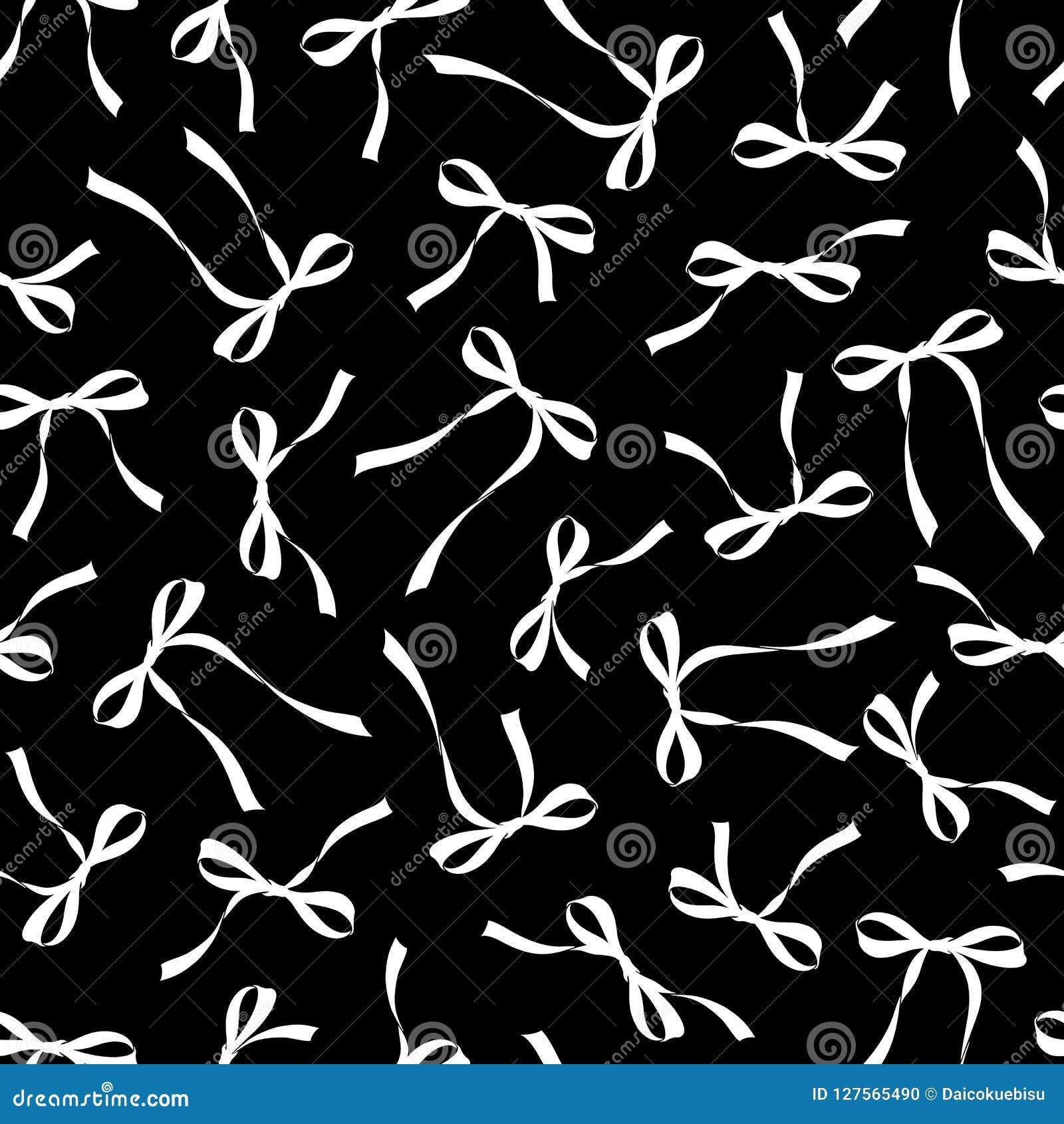 Pattern of pretty ribbon, stock vector. Illustration of interior ...