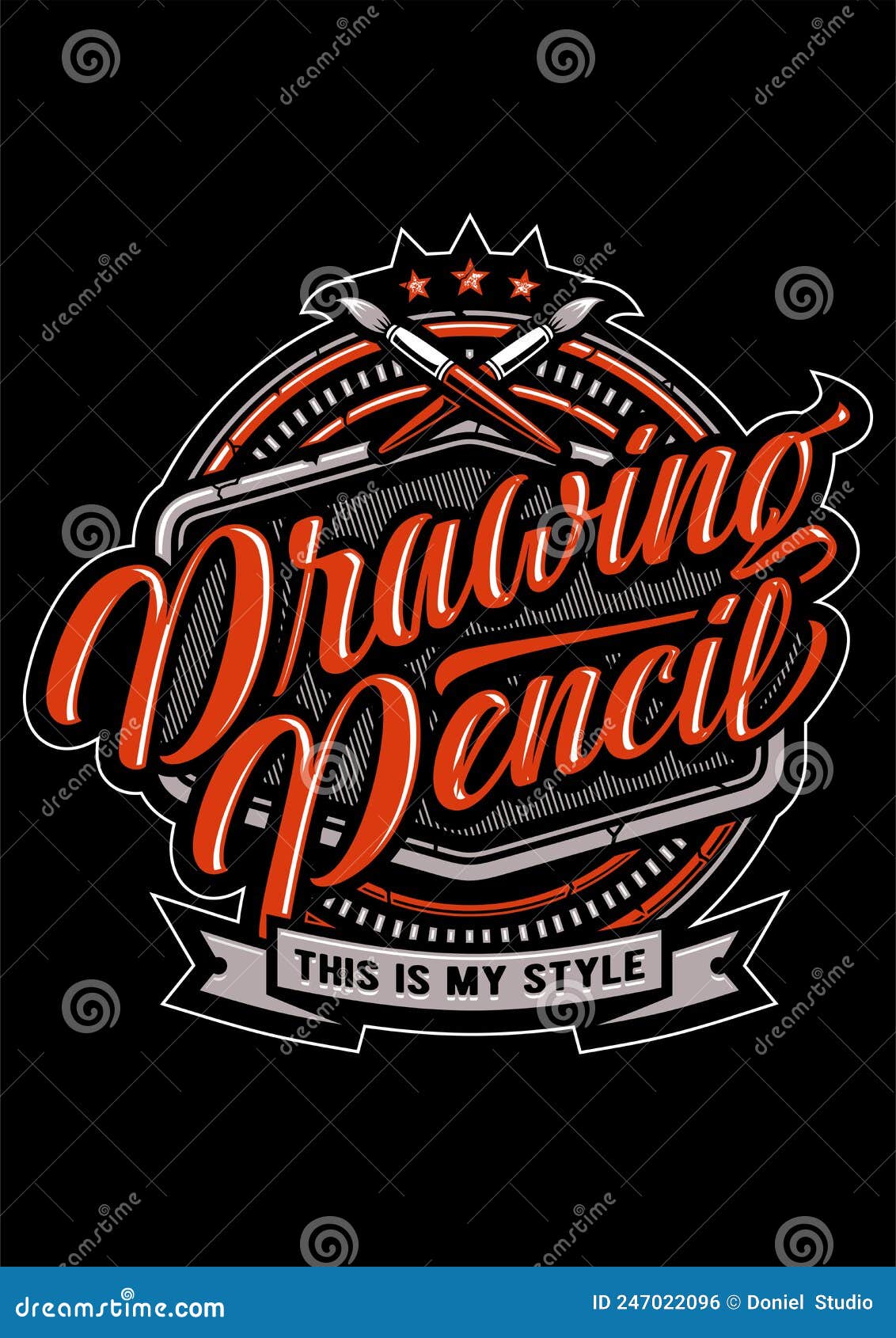 Drawing Pencil stock illustration. Illustration of summer - 247022096