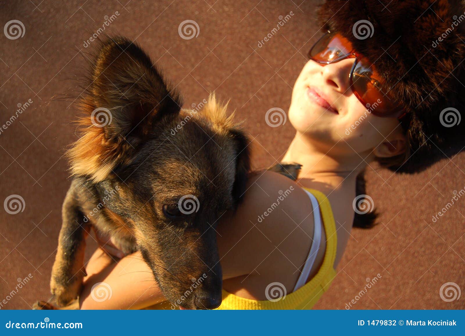 I And My Dog 'Alanis' Playing And Having Fun Picture. Image: 1479832