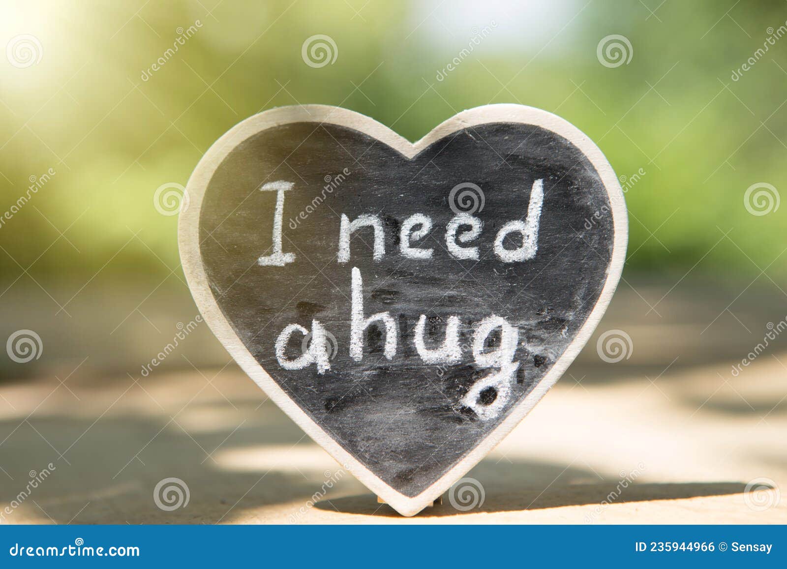 I Need a Hug Hand Drawing Phrase on a Heart, Sharing a Hug Concept ...