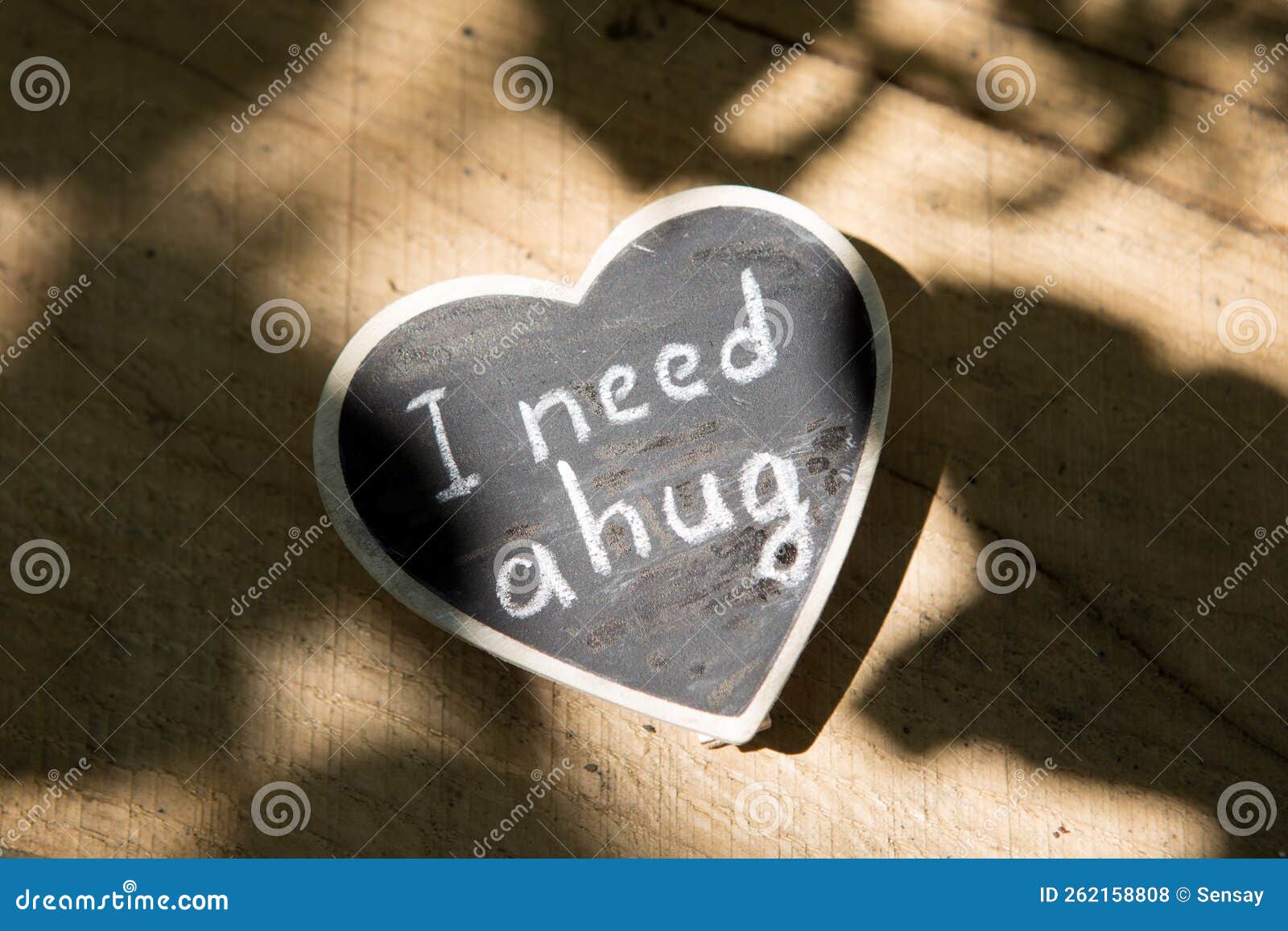 I Need a Hug Hand Drawing Phrase on a Heart, Sharing a Hug Concept ...