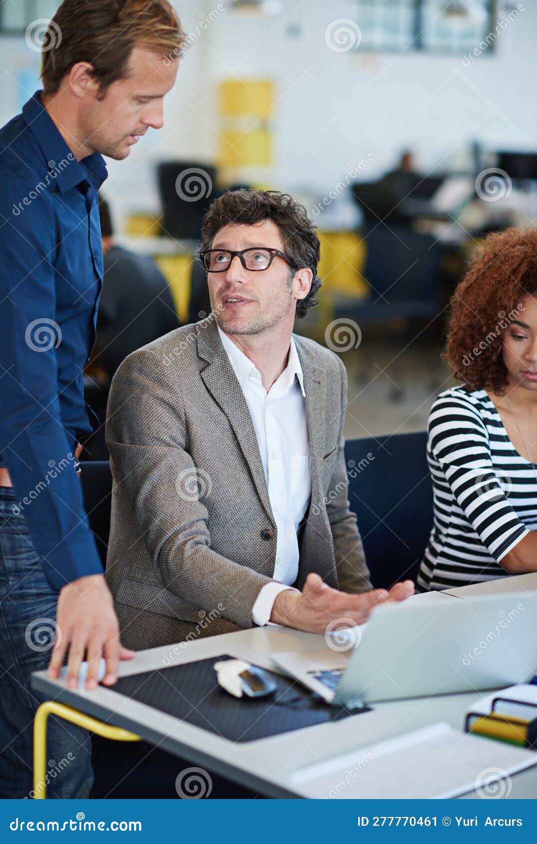 I Need Some Input on this...business People Around a Table. Stock Image ...