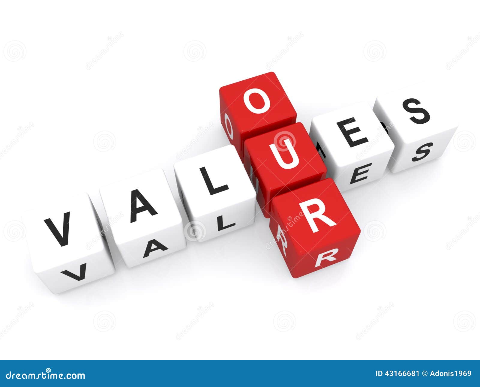I nostri valori immagine stock. Immagine di sfondo, bianco - 43166681