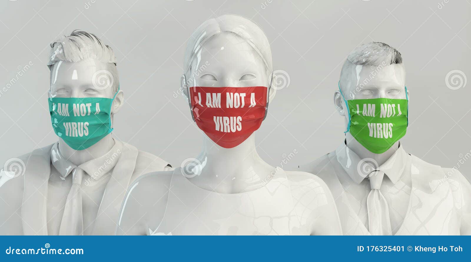 I am Not a Virus stock illustration. Illustration of bullying - 176325401