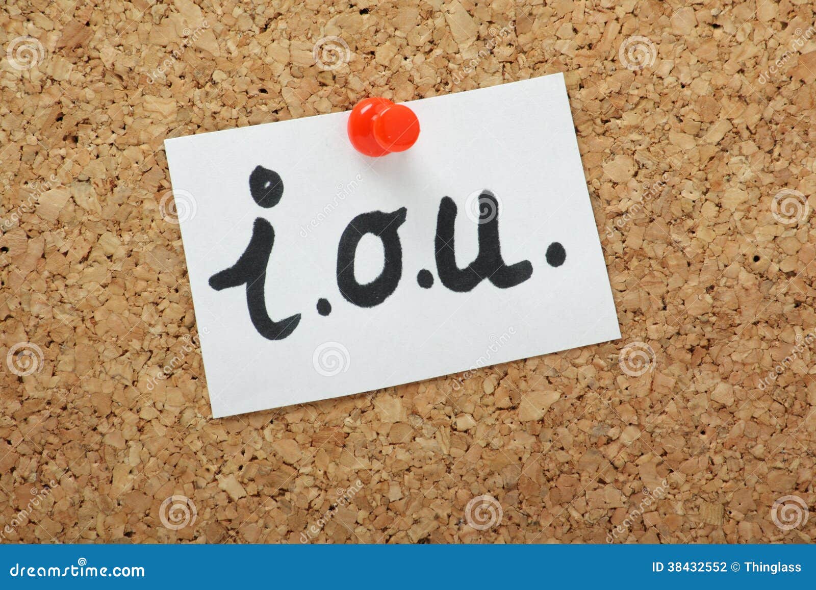 I.O.U stock photo. Image of debt, concept, loans, writing - 38432552