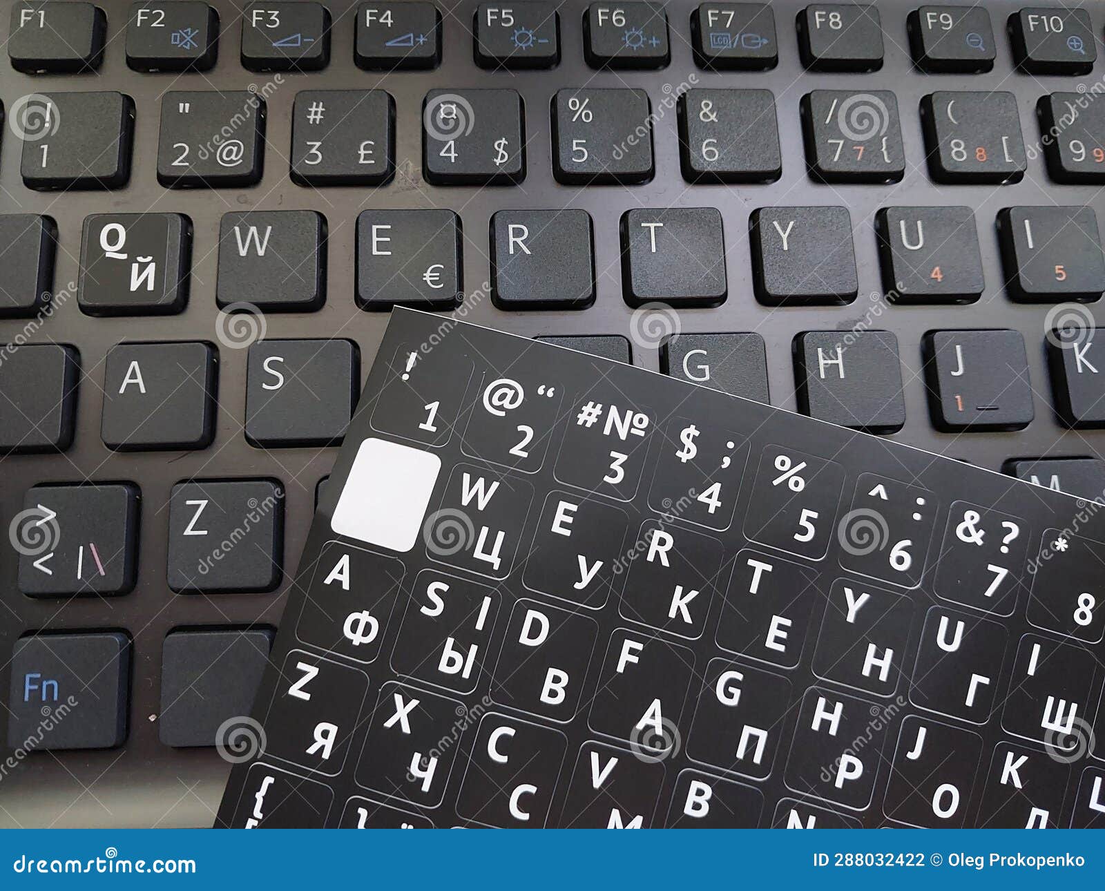 I Paste the Cyrillic Alphabet on the Latin Keyboard of an Imported ...