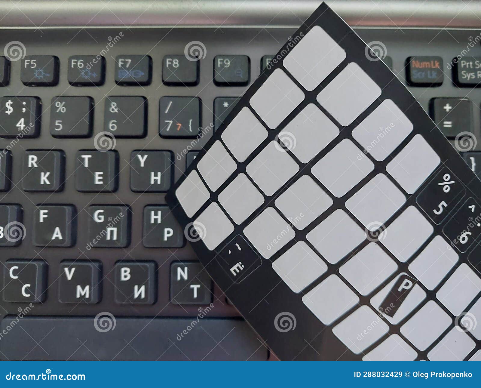 I Paste the Cyrillic Alphabet on the Latin Keyboard of an Imported ...