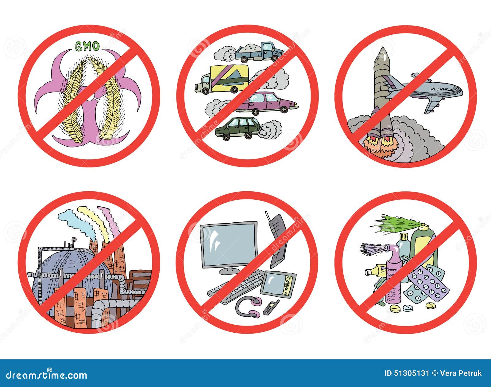 I Pericoli E Rischi Ecologici Illustrazione Vettoriale - Illustrazione ...