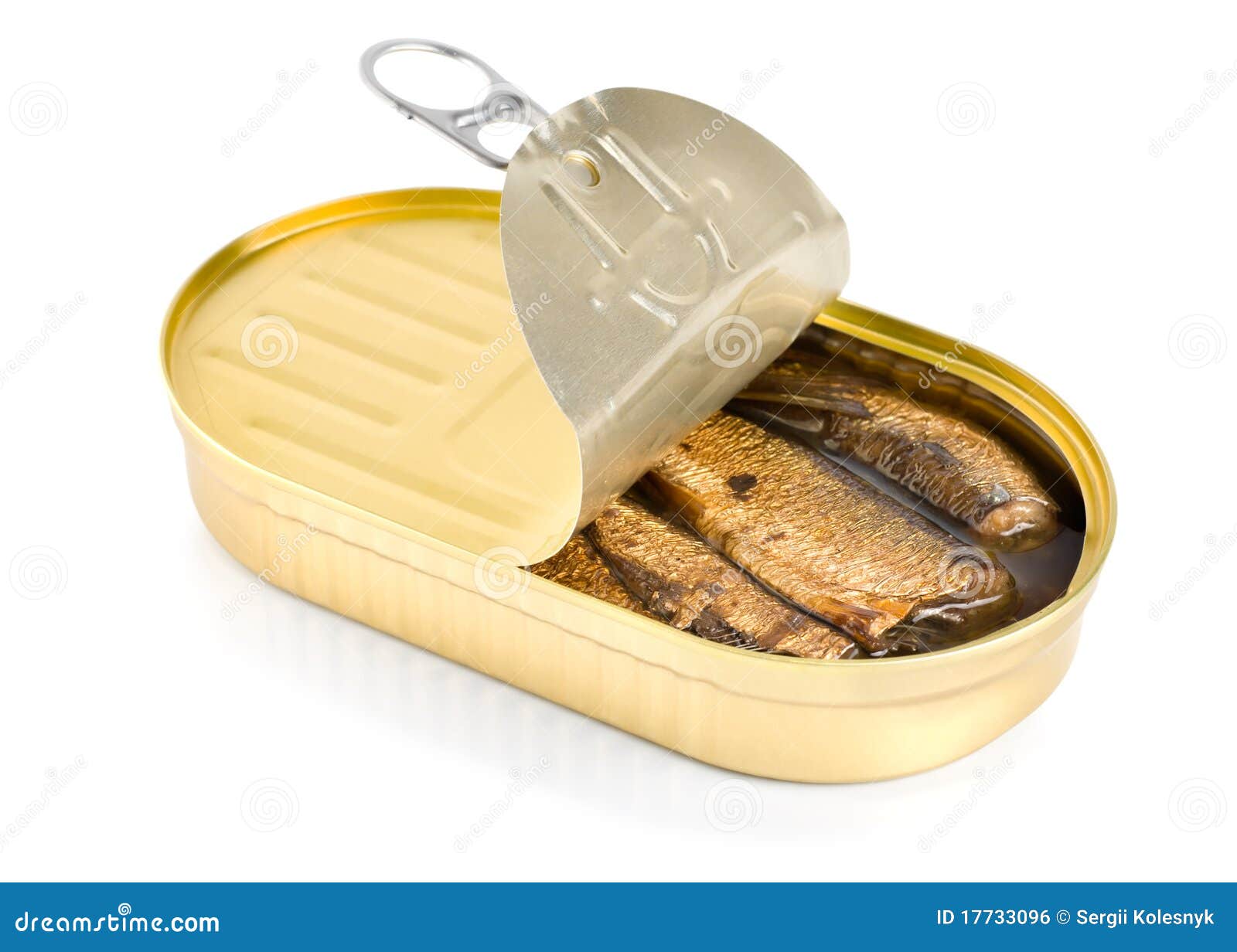 I Pesci Dello Spratto Hanno Inscatolato Fotografia Stock - Immagine di ...