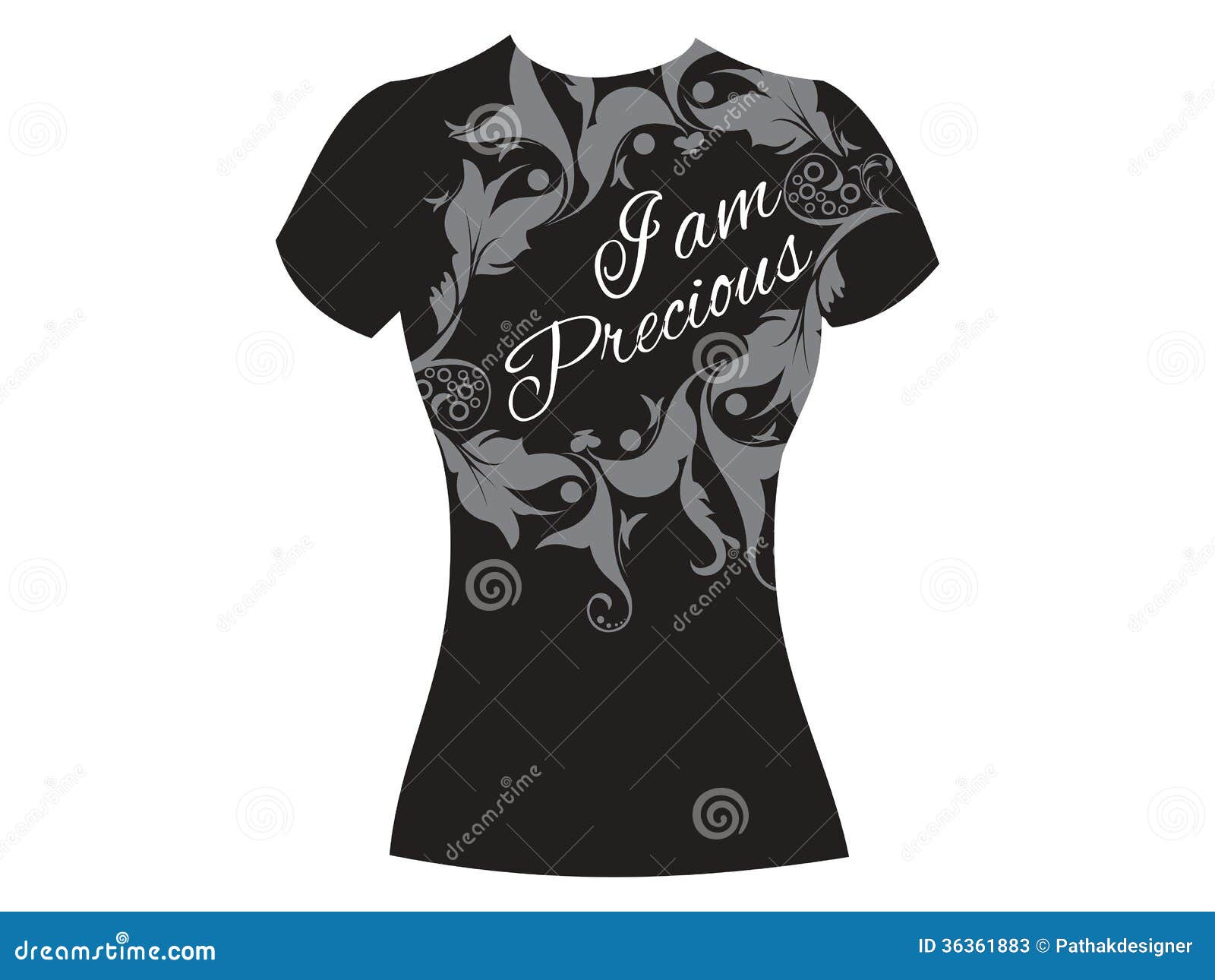 I am Precious Tshirt Template Stock Vector - Illustration of label ...
