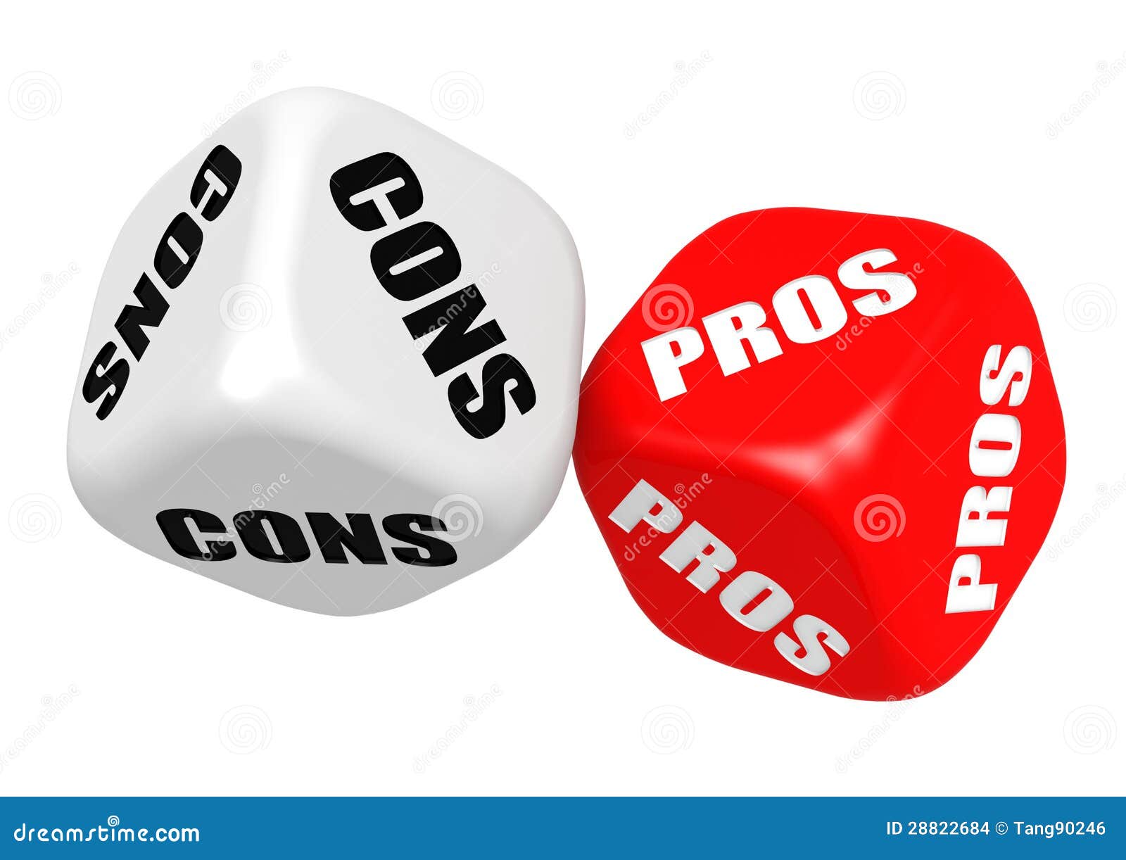 I pro - e - contro taglia illustrazione di stock. Illustrazione di ...