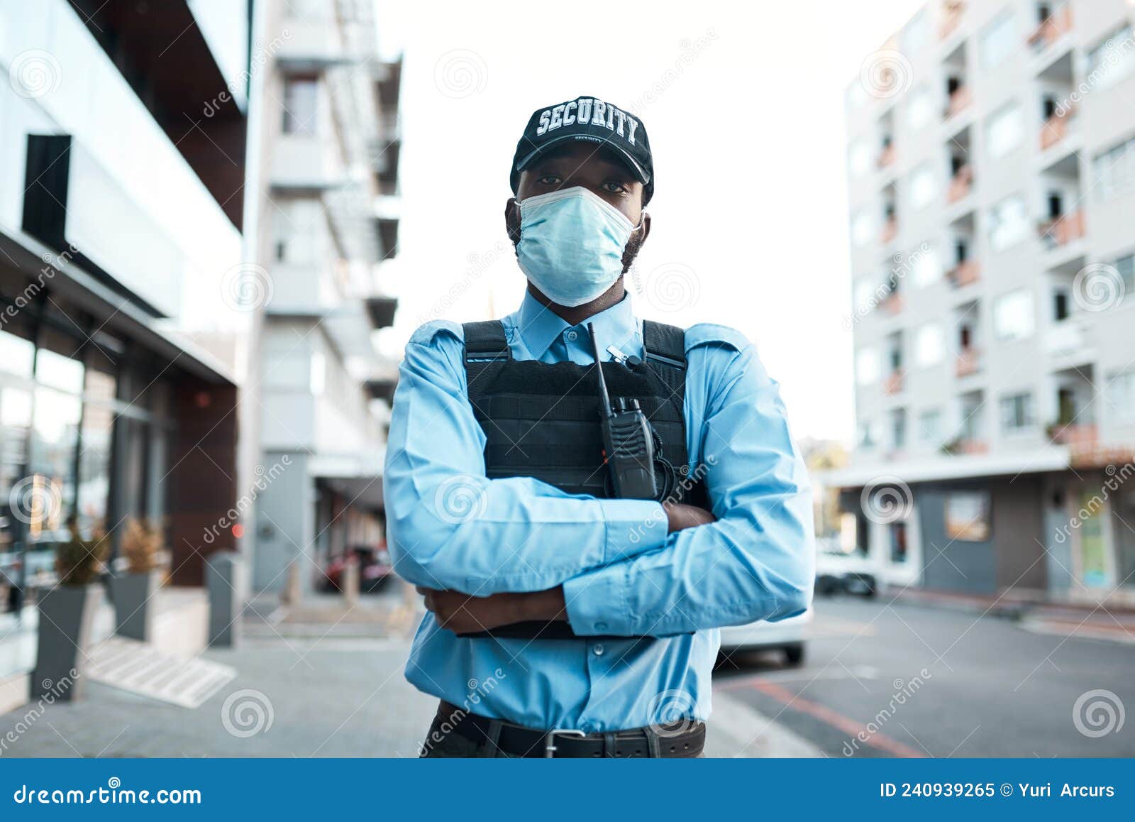 I Put the Pro in Protect. Portrait of a Confident Masked Young Security ...