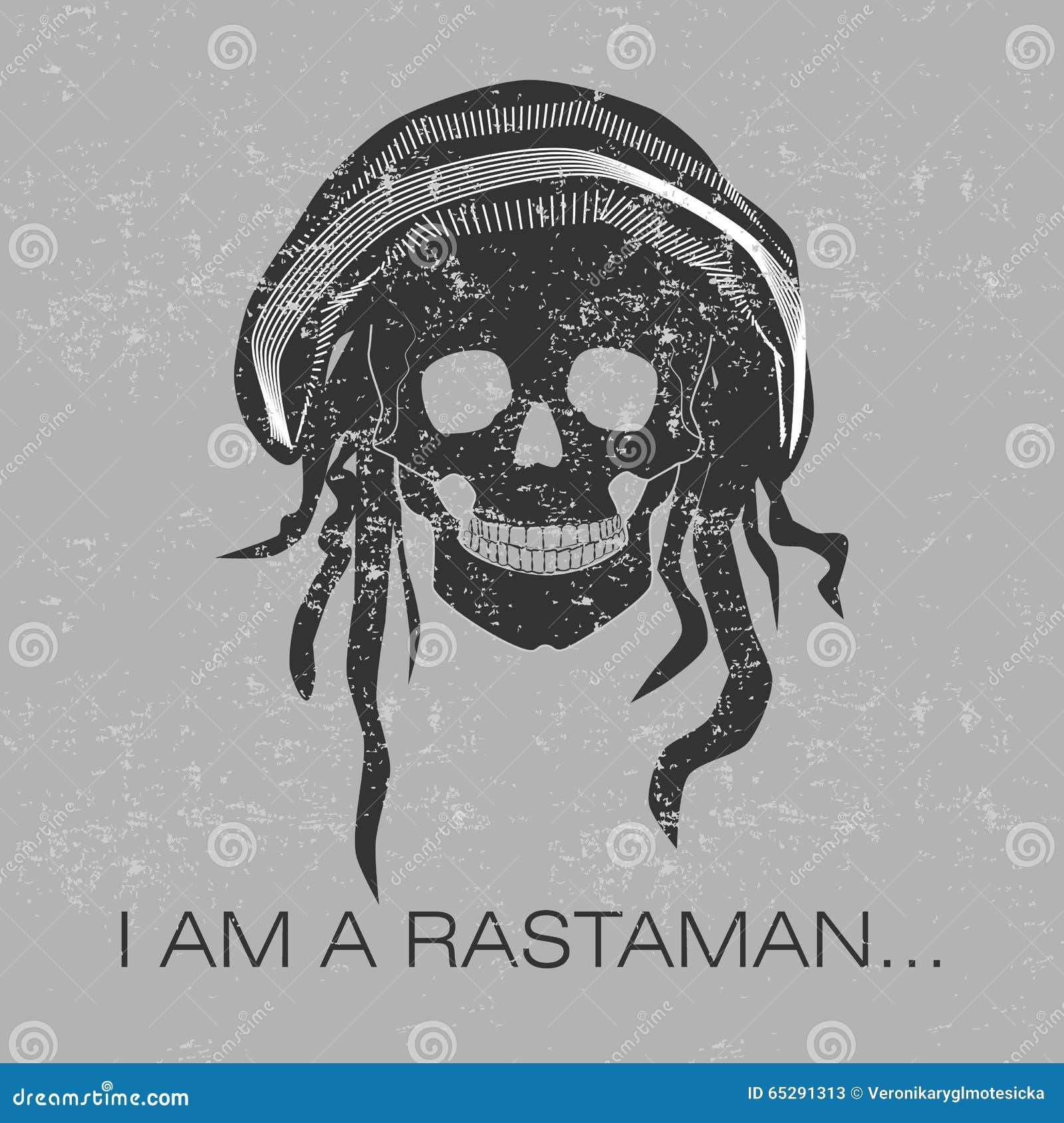 I am a rastaman stock illustration. Illustration of humor - 65291313