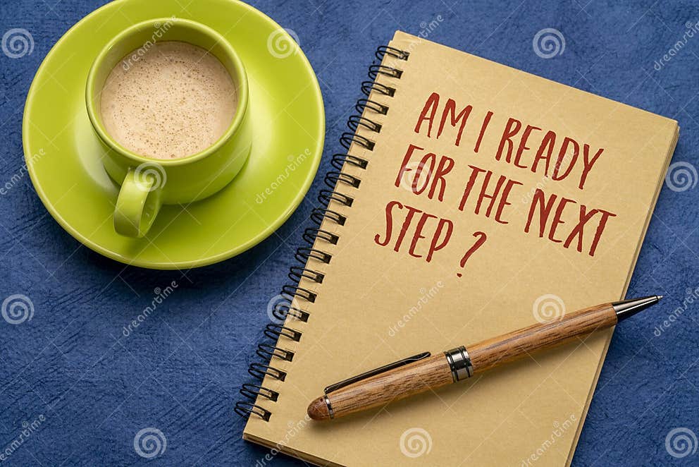 Am I Ready for the Next Step? Self Reflection Question in a Notebook ...