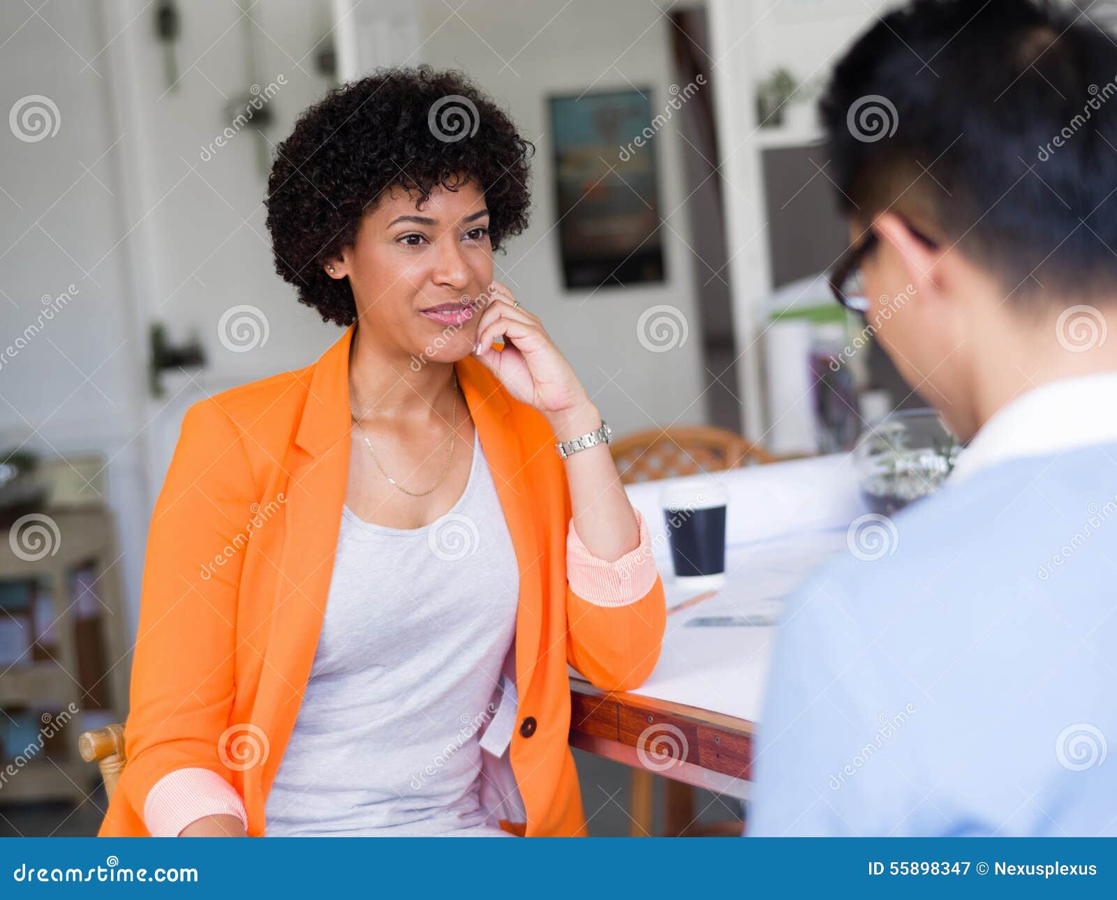 I am Ready To Answer Your Questions Stock Image - Image of employment ...