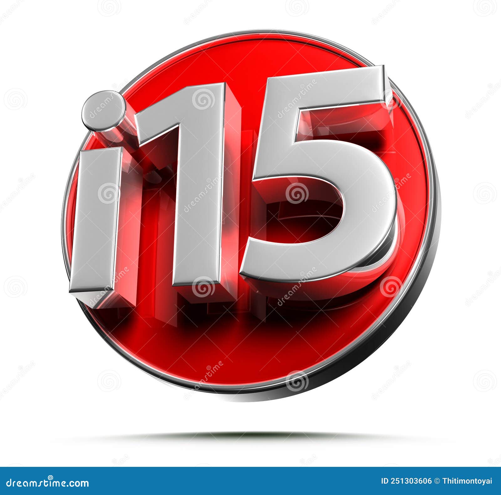 I15 red circle. stock illustration. Illustration of assistance - 251303606