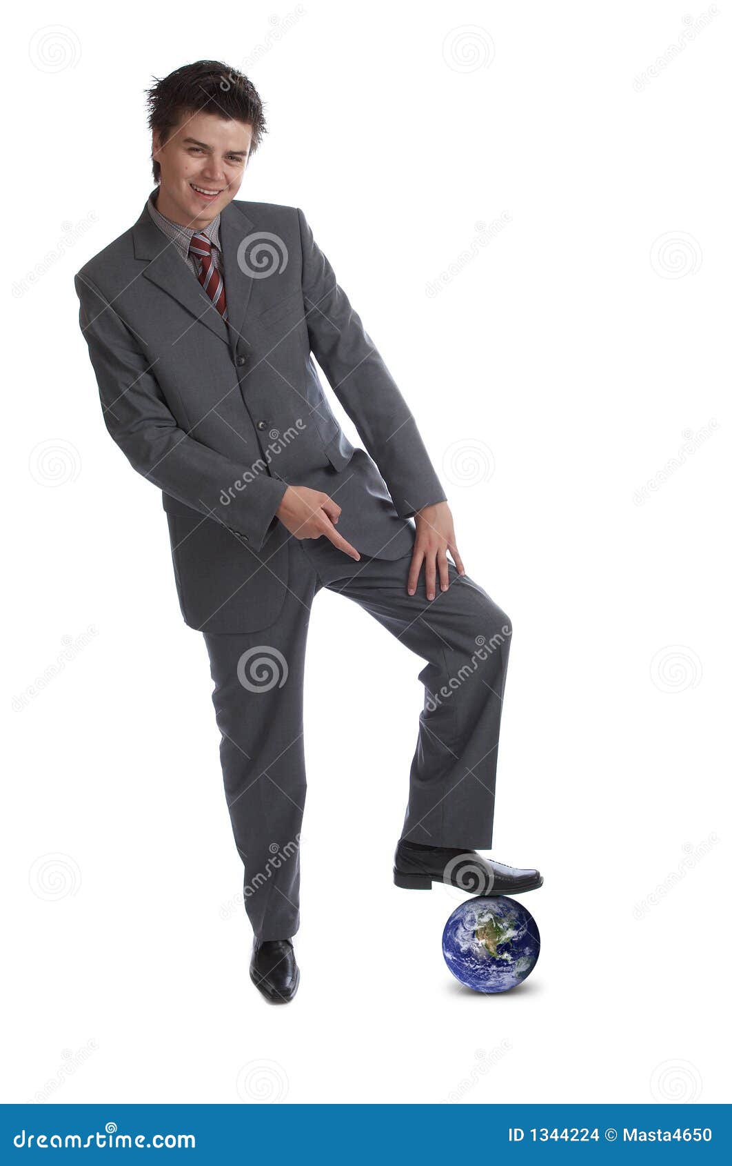 I rule the world 3 stock photo. Image of hold, earth, business - 1344224