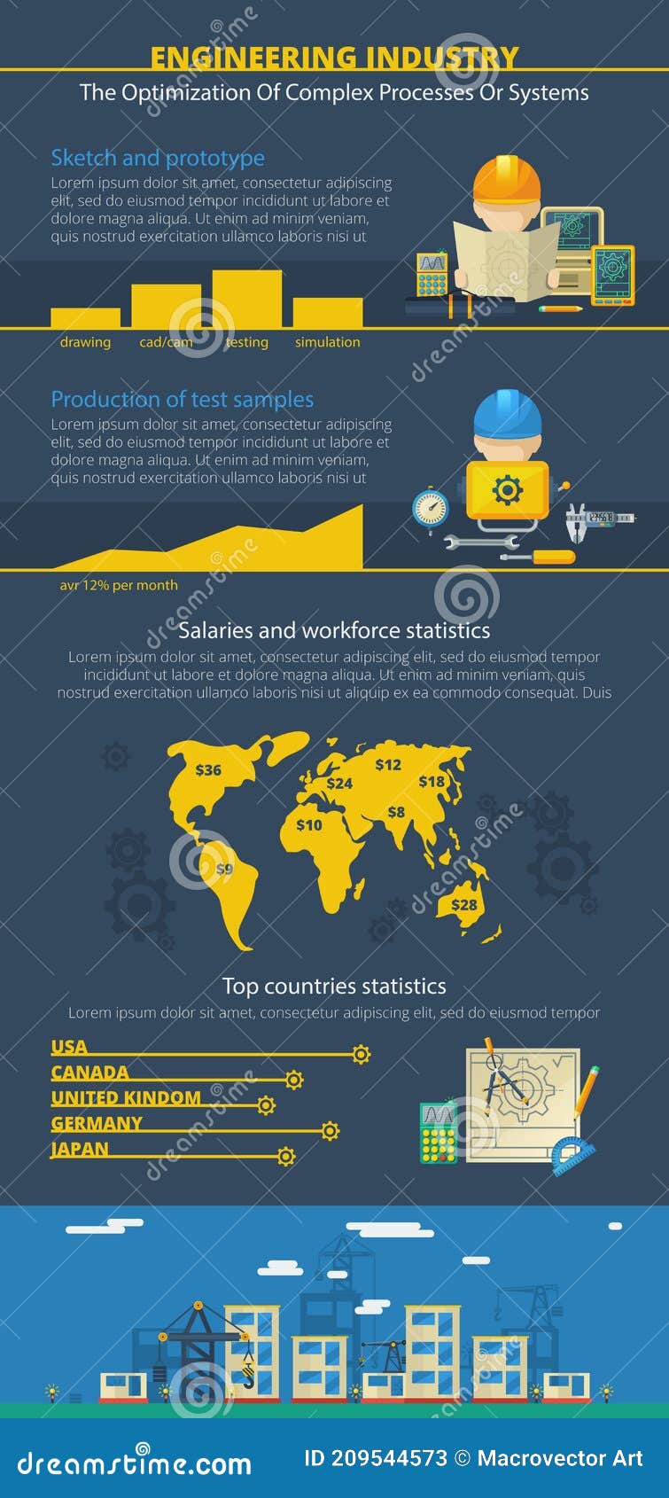 Two Construction Schema Design Pack Royalty-Free Cartoon ...