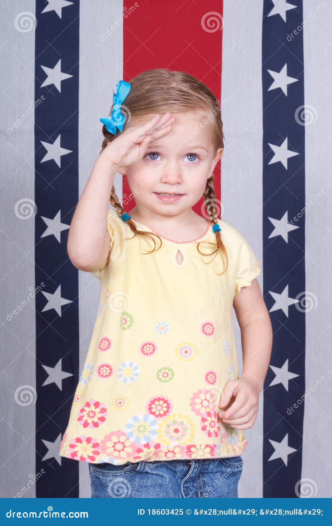 I salute you stock image. Image of female, july, beautiful - 18603425