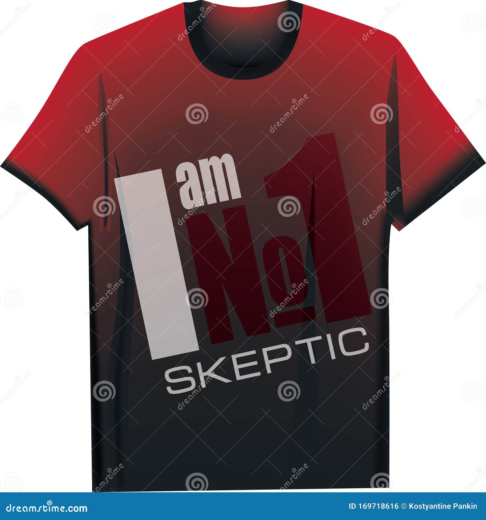 I am skeptic stock vector. Illustration of design, skeptic - 169718616