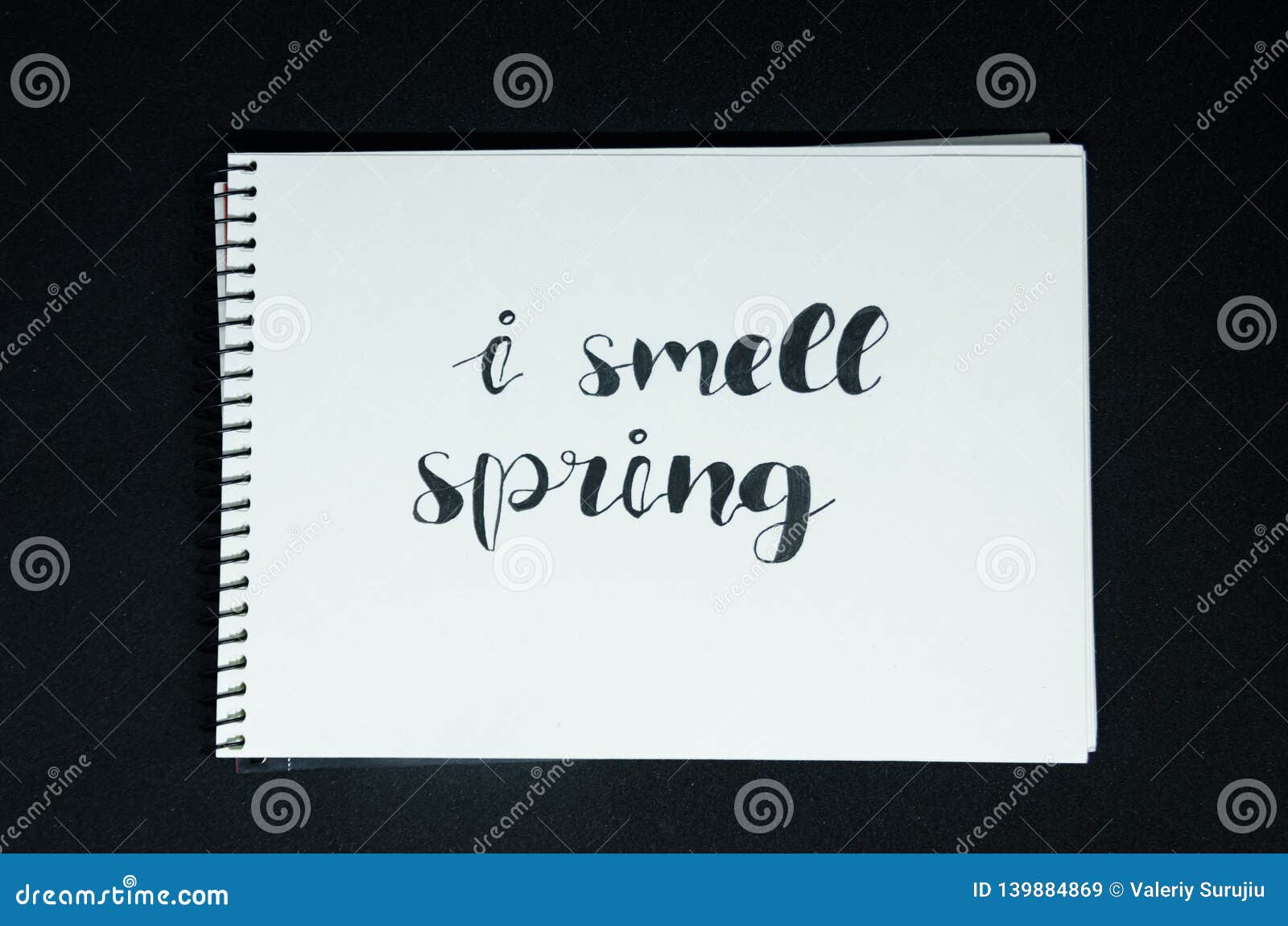I smell spring stock image. Image of decorative, brown - 139884869