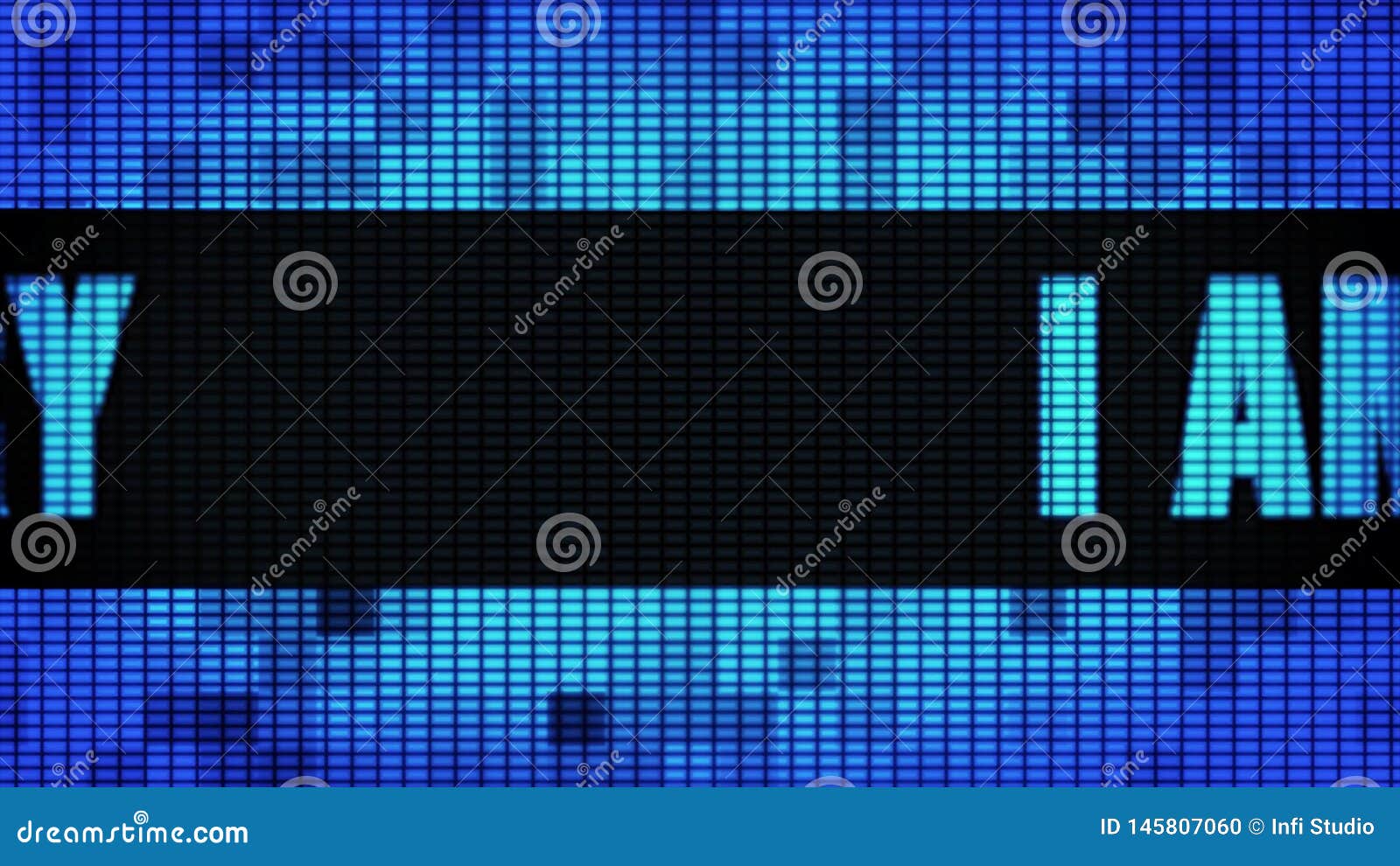 I am Sorry Front Text Scrolling Led Wall Pannel Display Sign Board ...