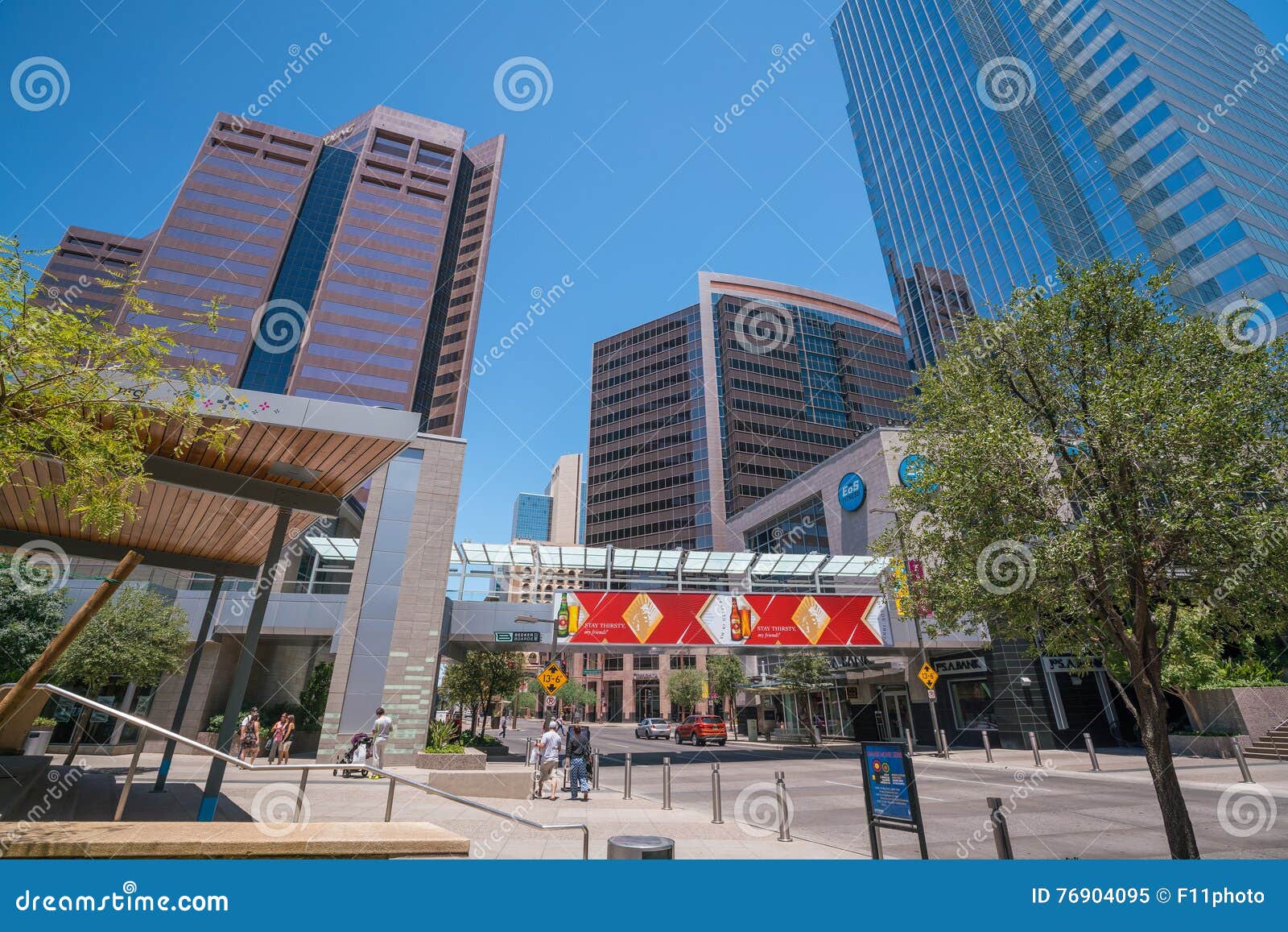 I Stadens Centrum Huvudstad Av Phoenix, Arizona Redaktionell Foto ...