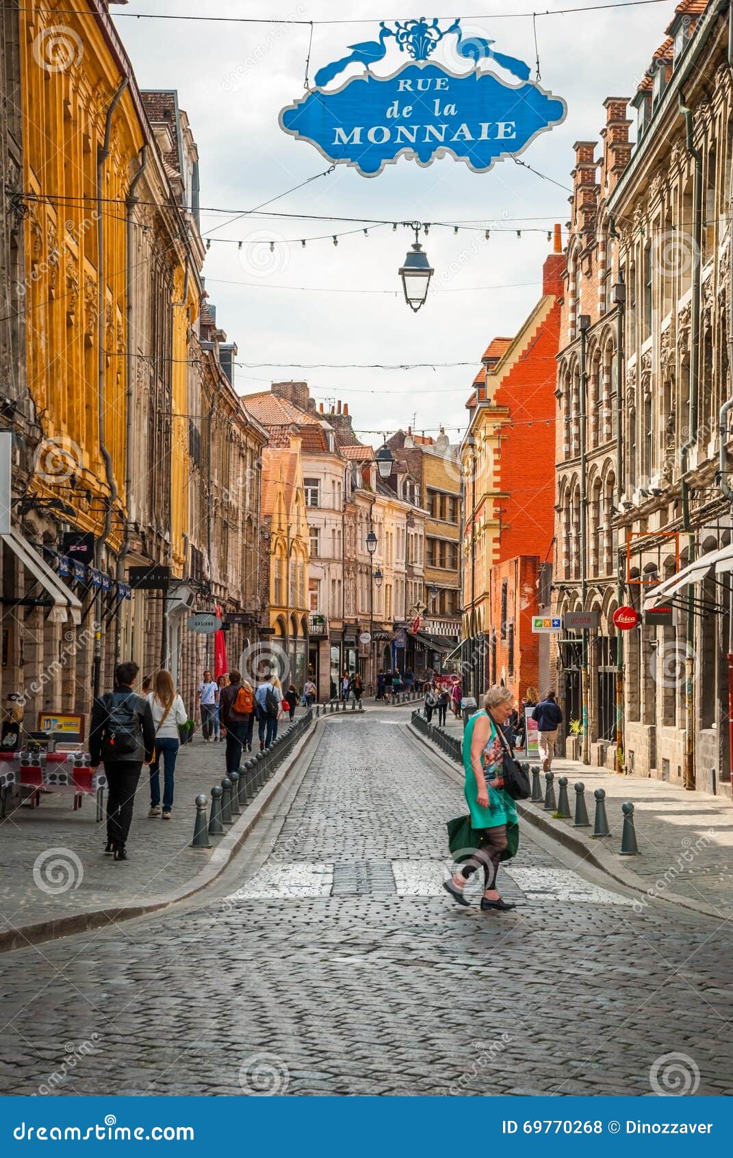 I Stadens Centrum Lille, Frankrike Redaktionell Arkivfoto - Bild av ...