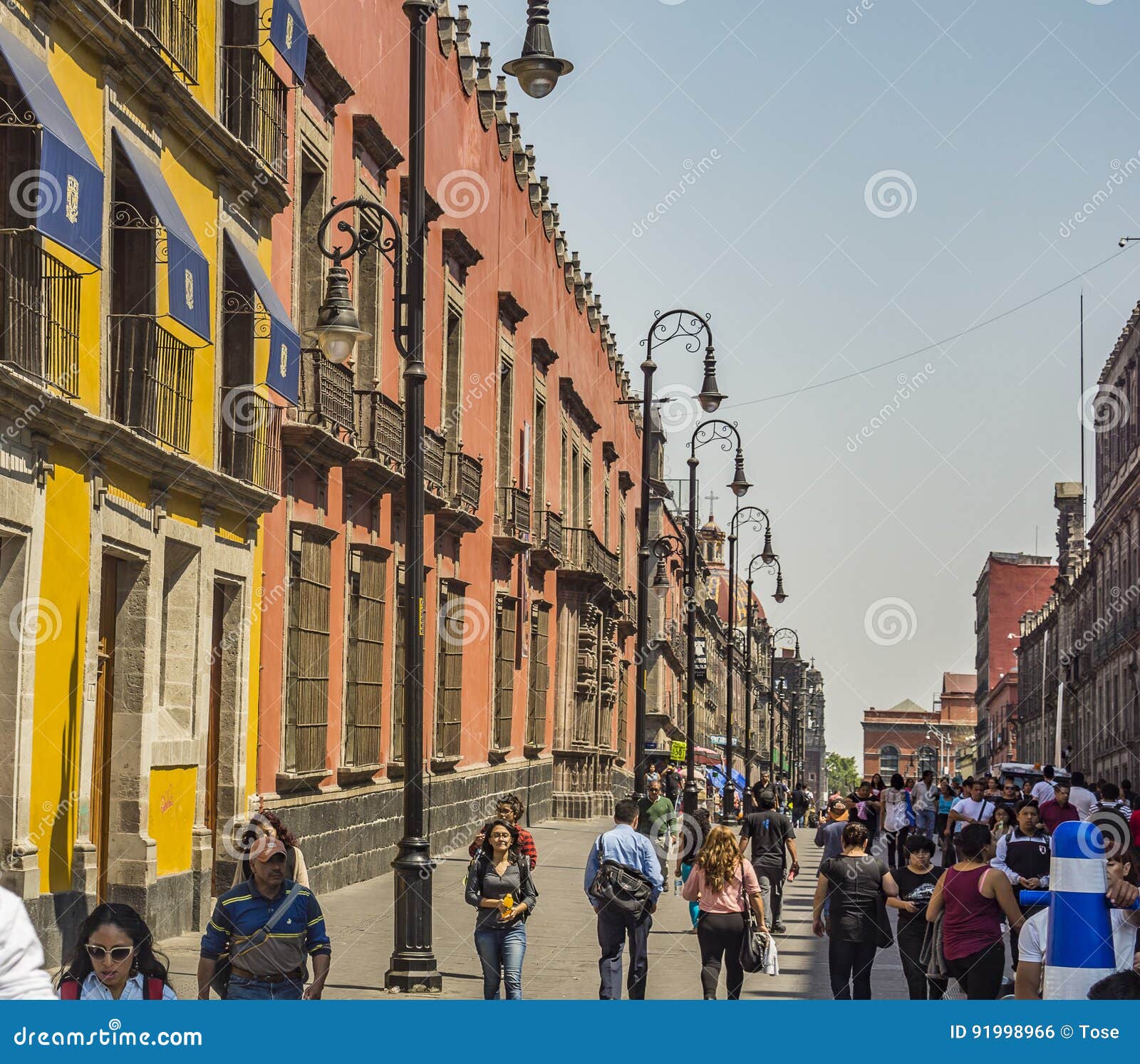 I Stadens Centrum Mexico - Stad, Mexico Redaktionell Bild - Bild av ...