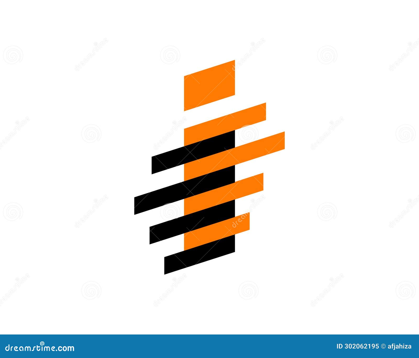 I Stripes Logo Icon Template Stock Illustration - Illustration of brand ...