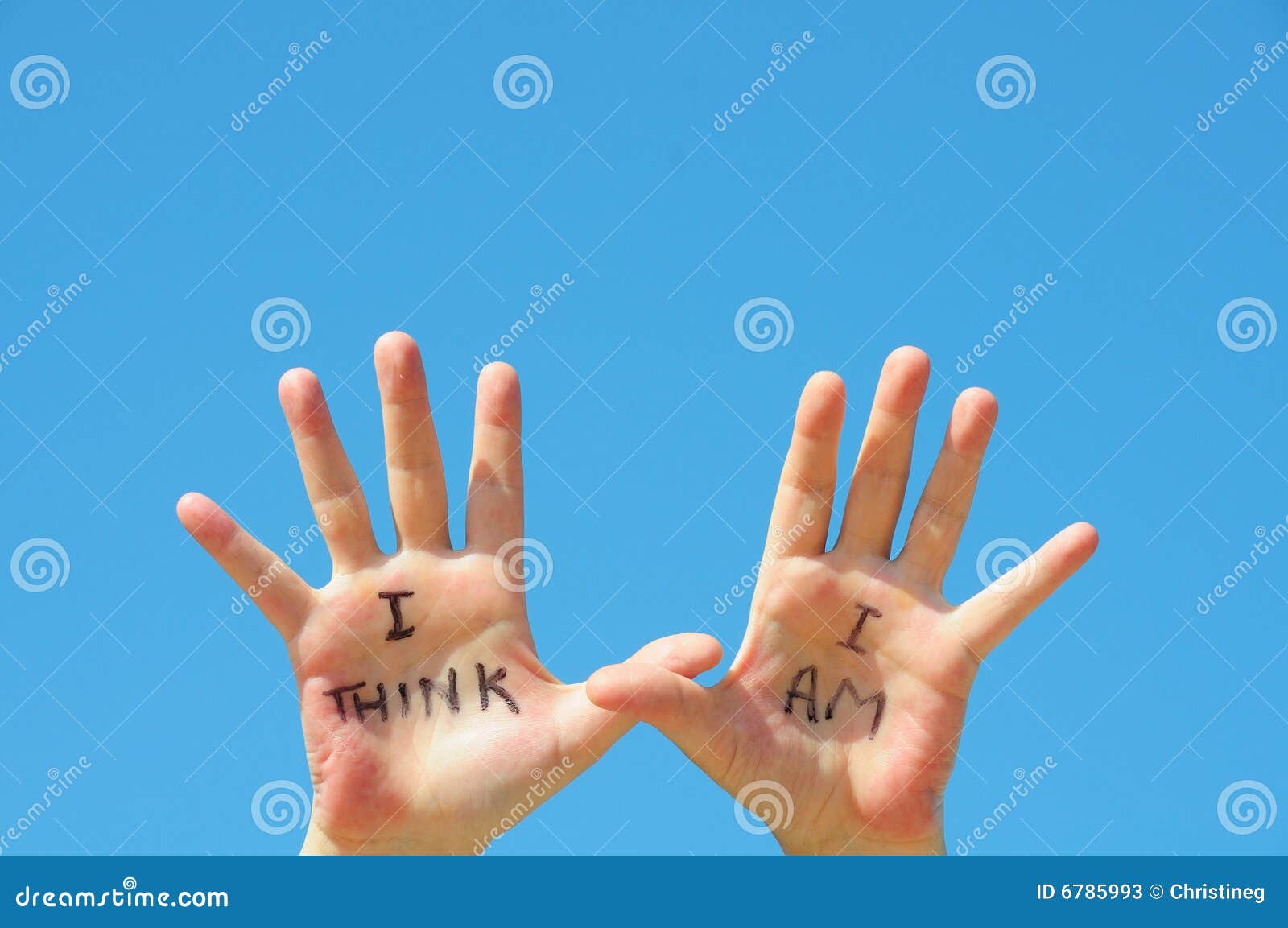 I think I am stock image. Image of philosophy, existence - 6785993